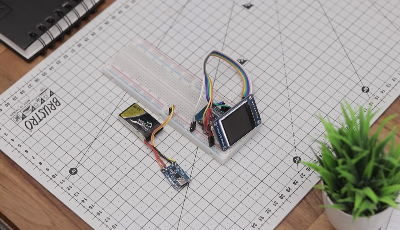 How to Make a Small Desk Clock With Weather Station : 8 Steps (with ...