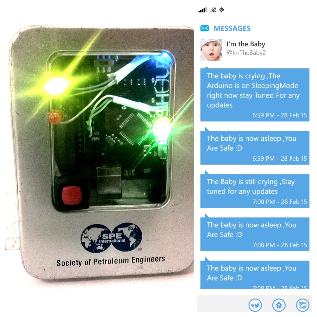 Crying Baby Detector Using 1Sheeld : 6 Steps (with Pictures) - Instructables