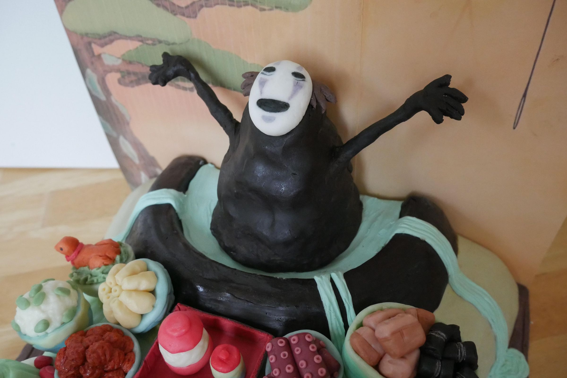 Spirited Away Cake: No Face's Feast : 10 Steps (with Pictures ...