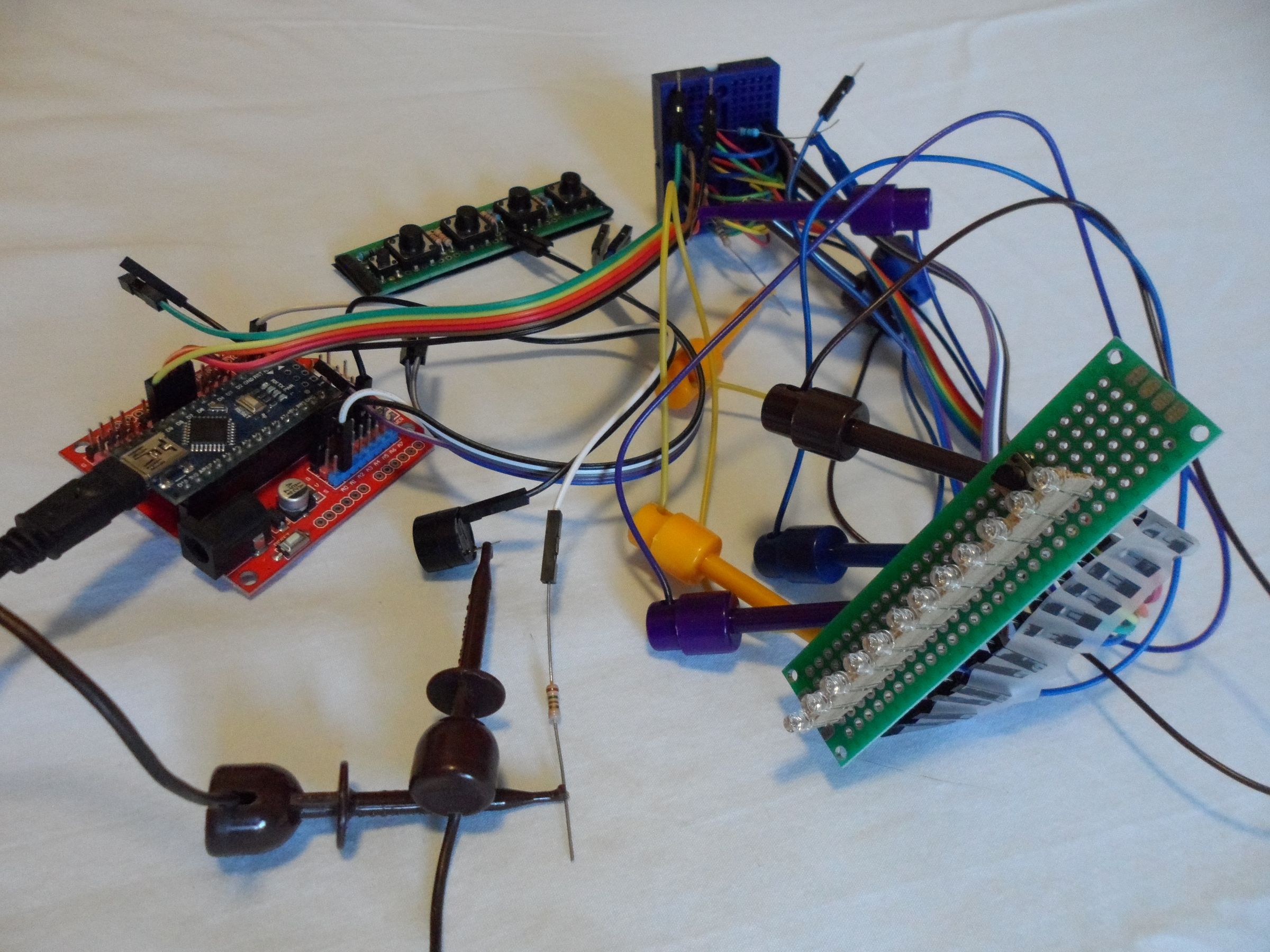 In-Line LED Display Arduino Games : 7 Steps (with Pictures) - Instructables