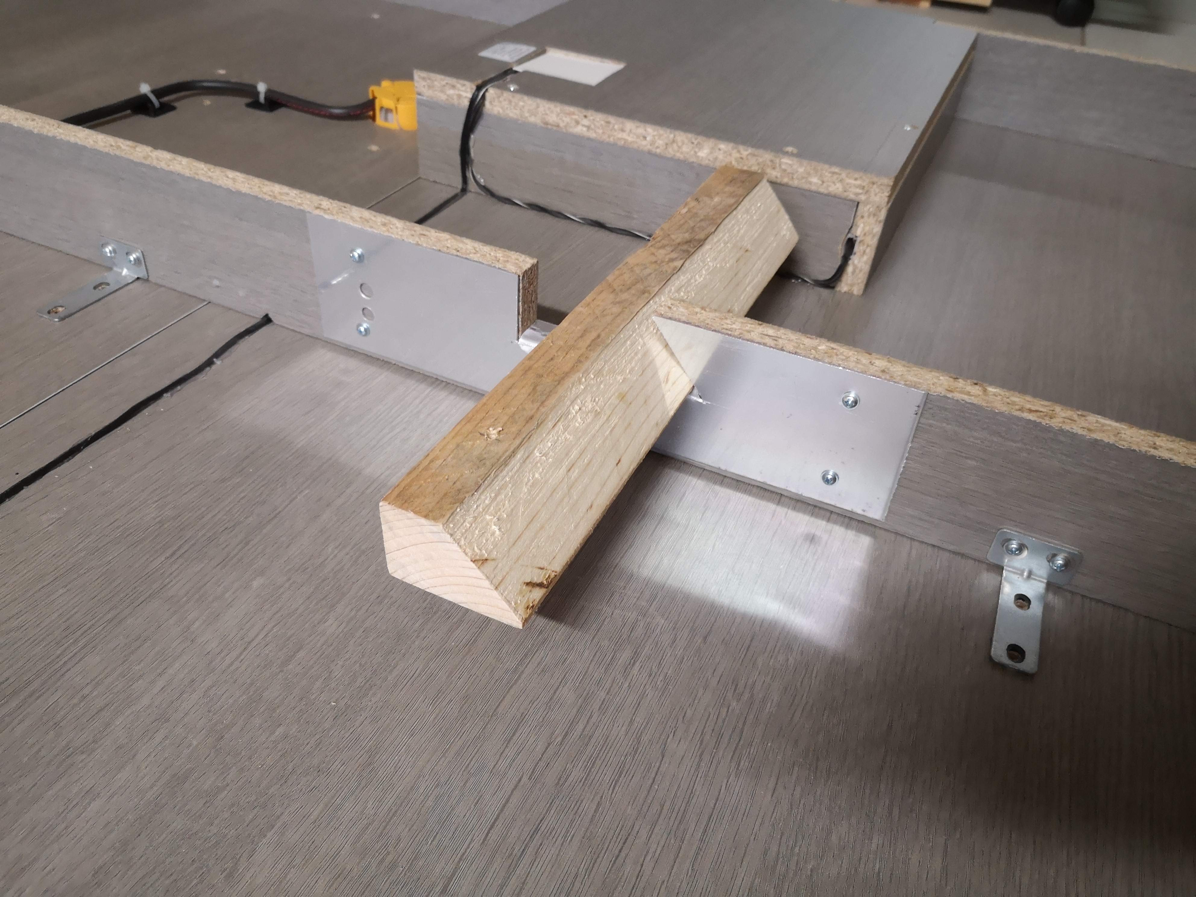 Headboard With Integrated Bedside Tables and Lighting : 14 Steps (with ...