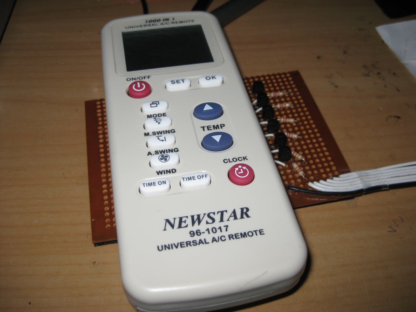 Build A Transistor Circuit Board For Controlling Air Conditioner Remote Control With Arduino 7