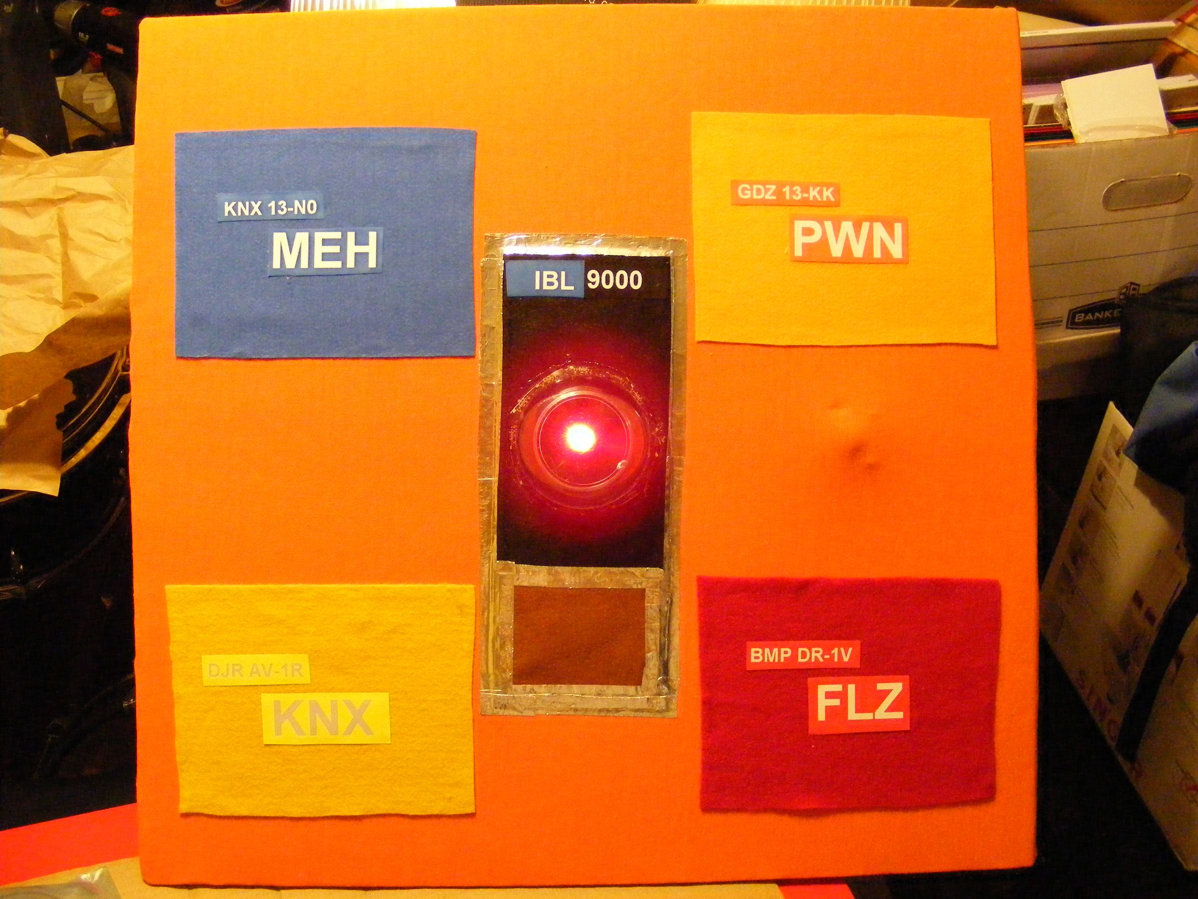 HAL 9000 - Analog Bulletin Board : 5 Steps (with Pictures) - Instructables