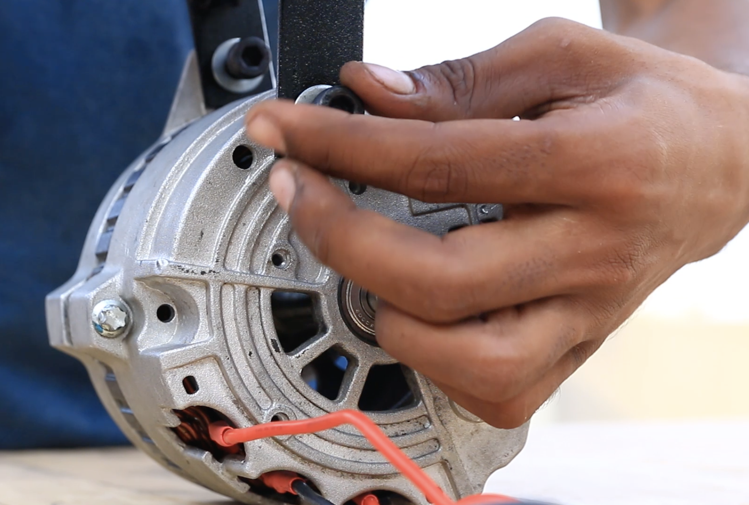 Converting Car Alternator Into a Permanent Magnet Brushless Motor : 6 ...