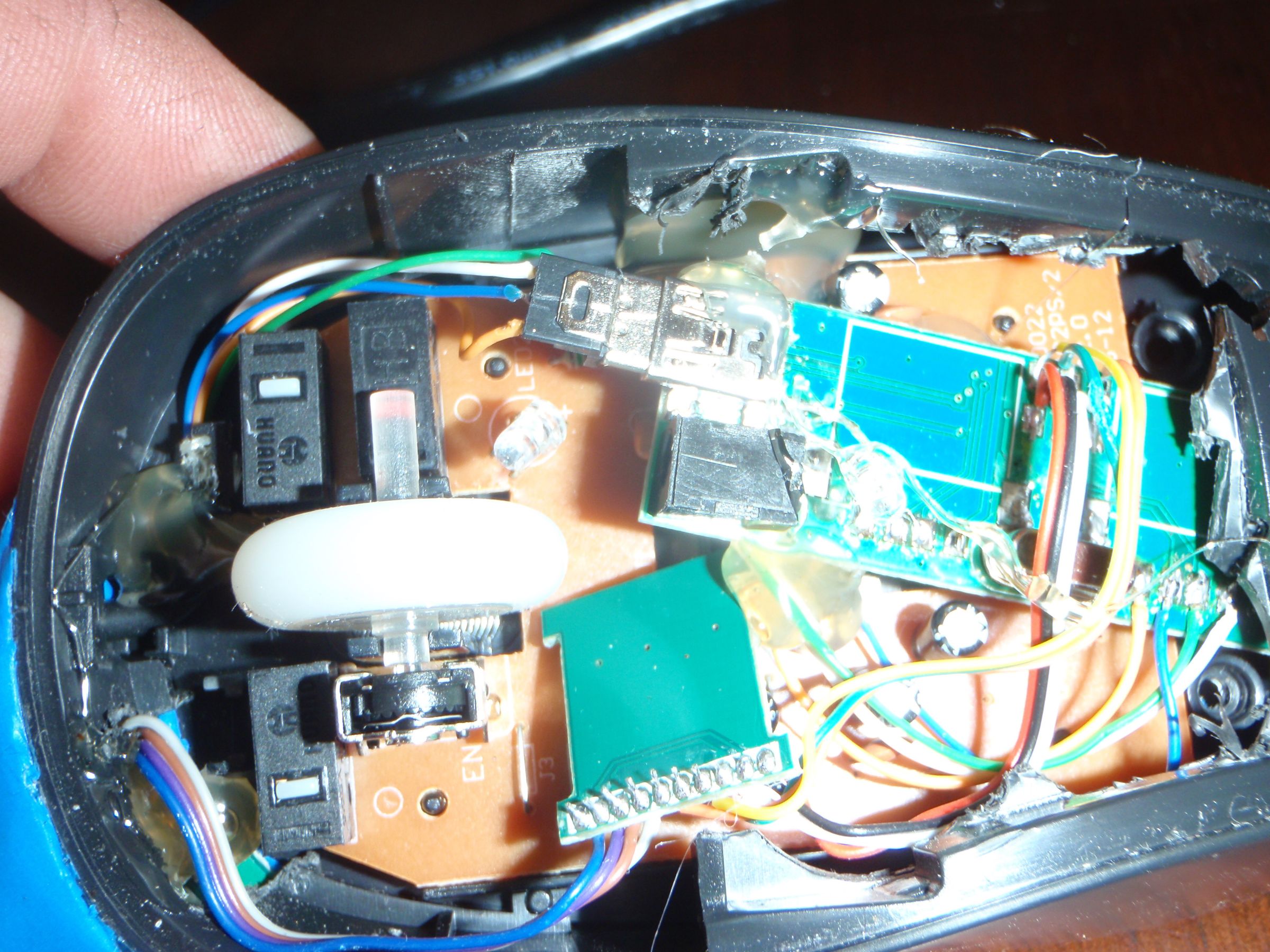 Mouse With USB Port (optional Internal Drive) : 6 Steps (with Pictures ...