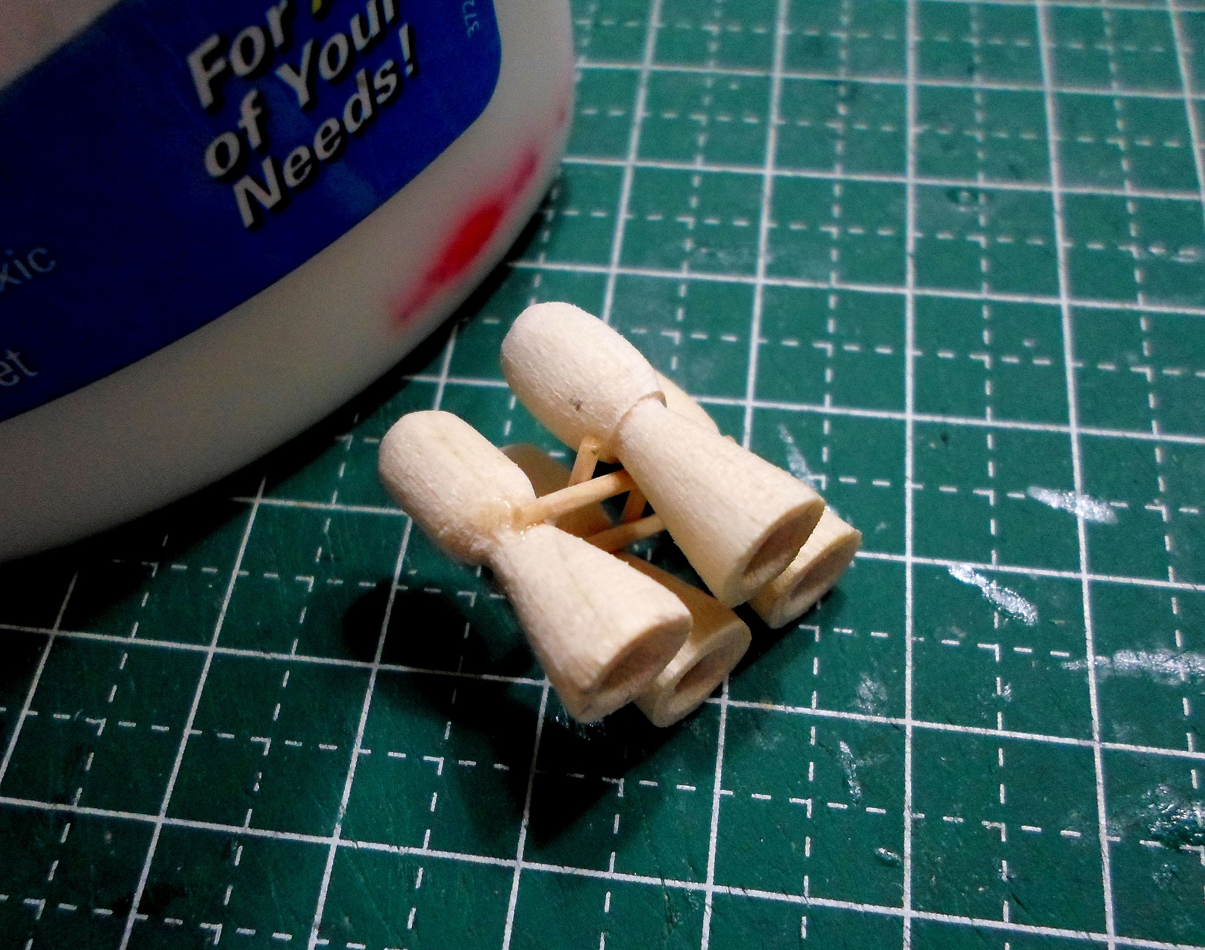 Mini Space 1999 Eagle Popsicle Stick Model : 9 Steps (with Pictures ...