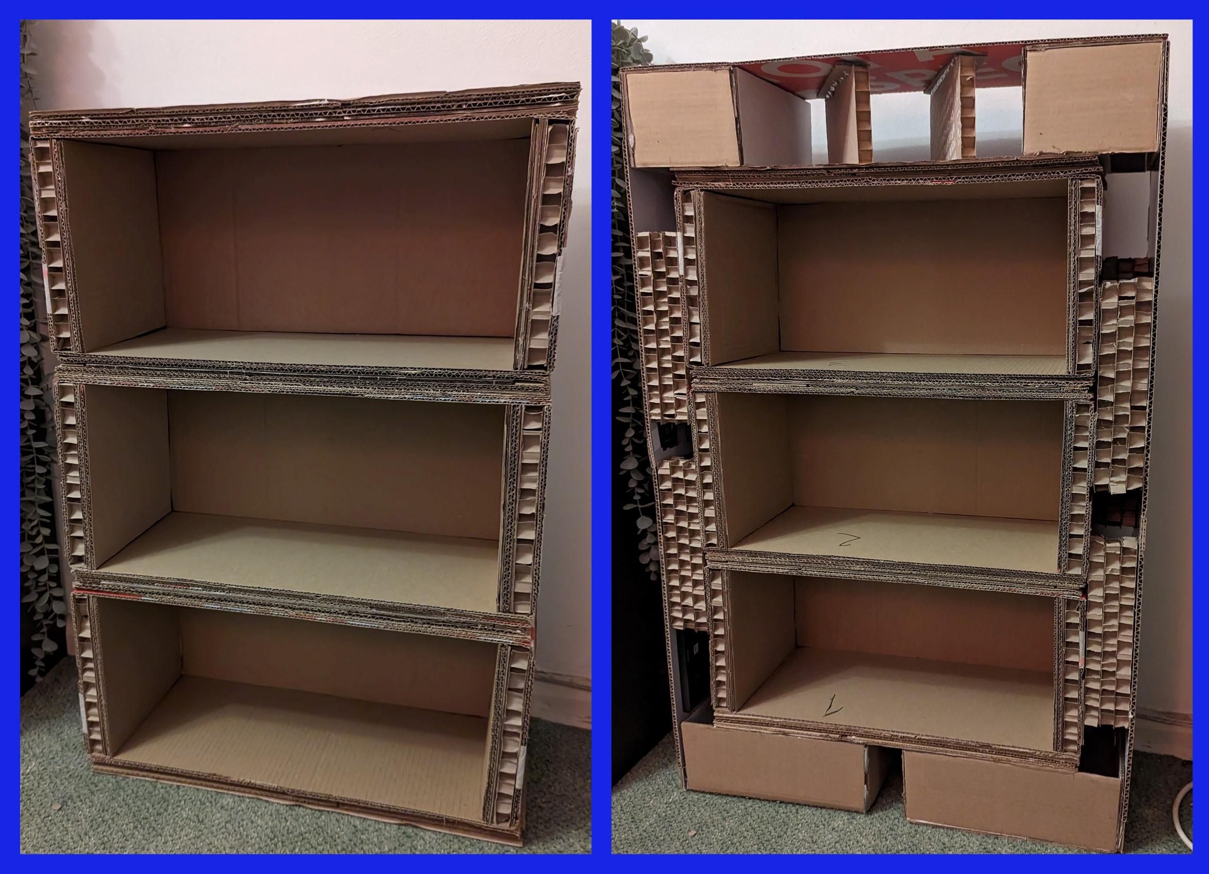 Giant Book- Bookcase (Made Entirely Out of Cardboard) : 14 Steps (with ...
