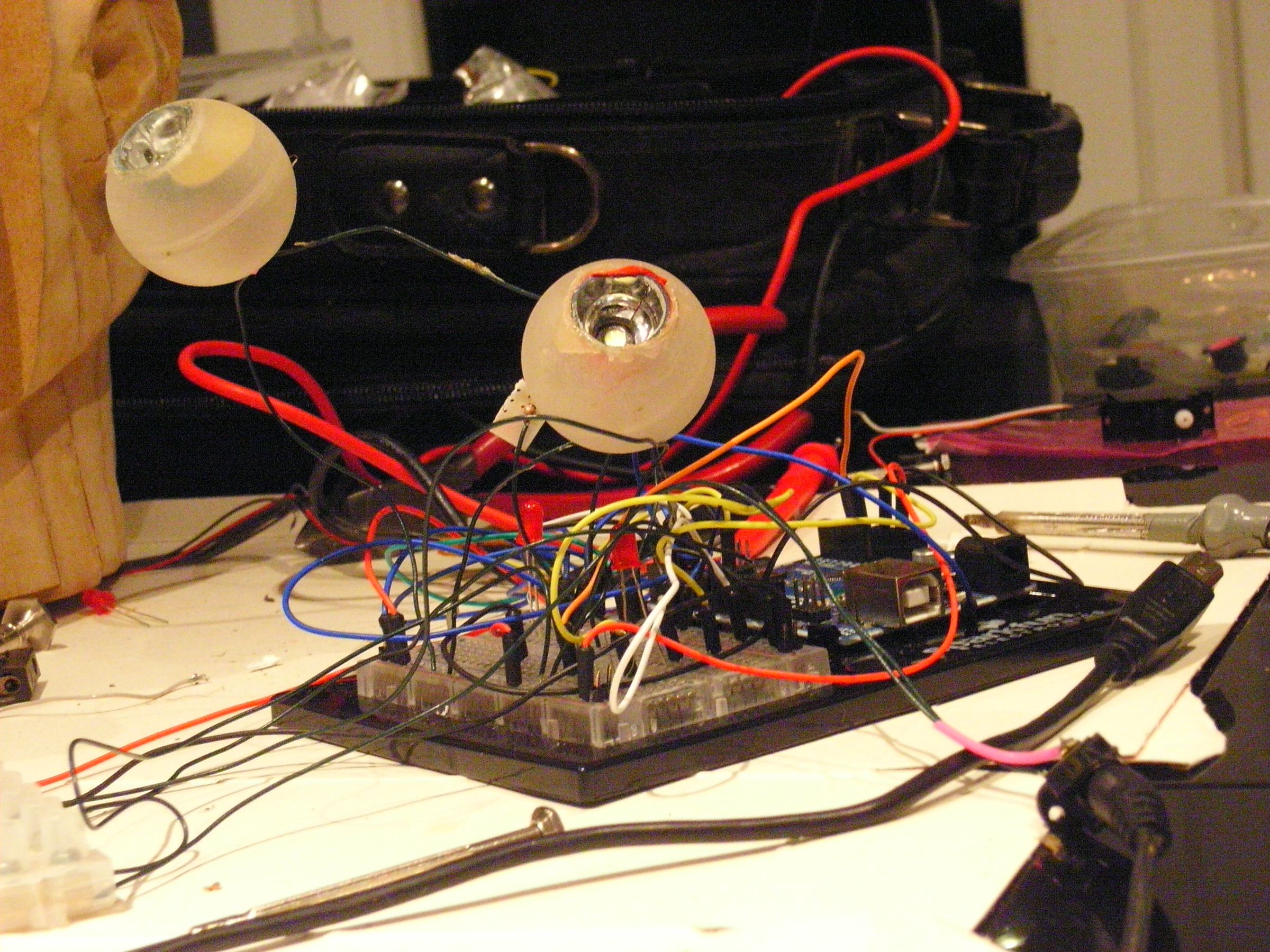 Arduino Controlled Animatronic Wooden Head (reading Lamp) : 13 Steps ...