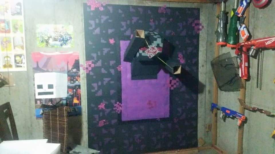 Minecraft Nether Portal Wall Art - Instructables