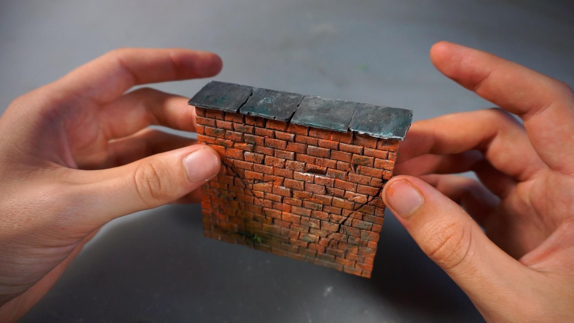 Turn Foam Into a Hyper-Realistic Brick Wall Model : 16 Steps (with ...