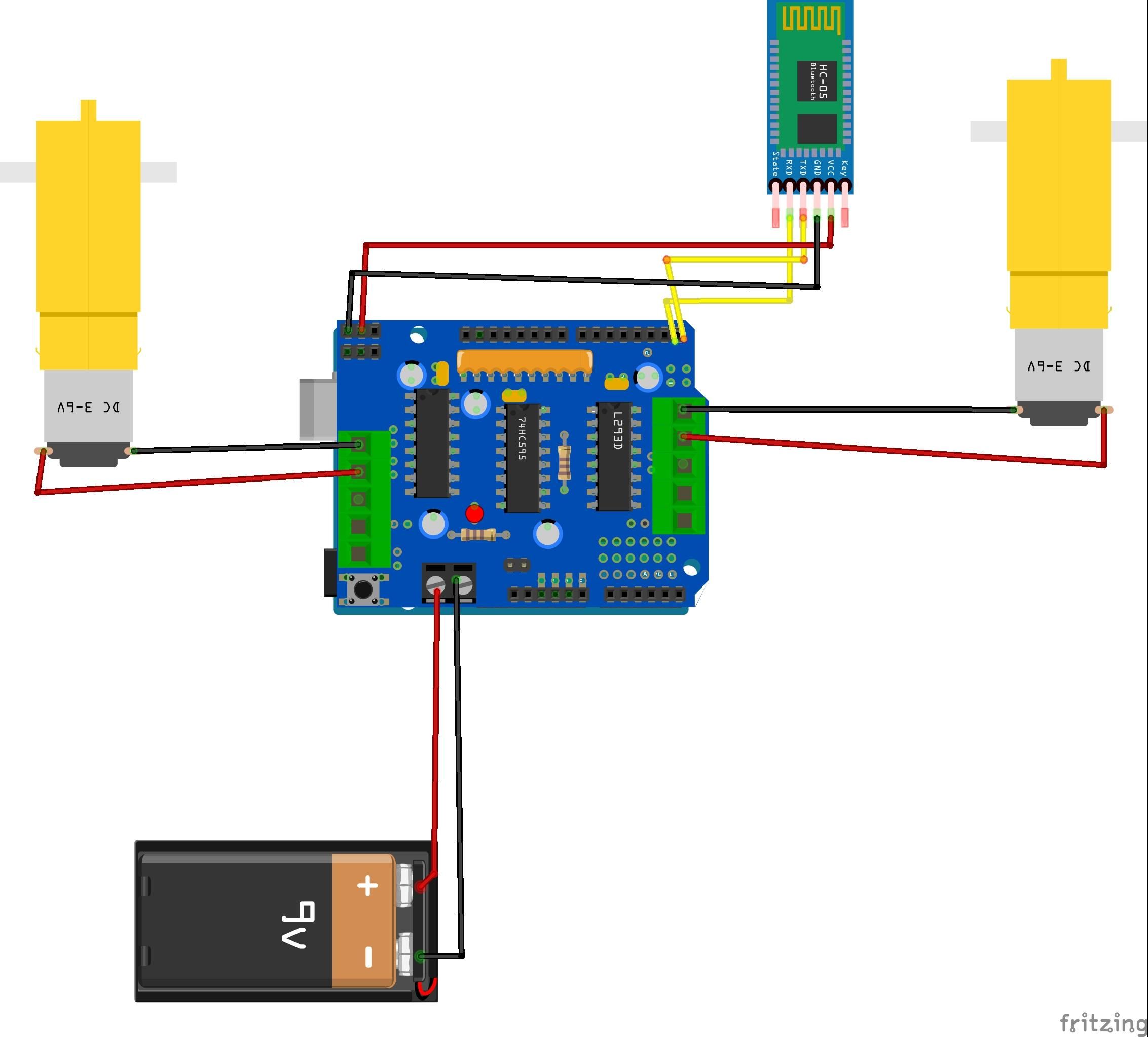 Arduino Bluetooth Car Controlled by Smartphone - Easy Build : 5 Steps ...