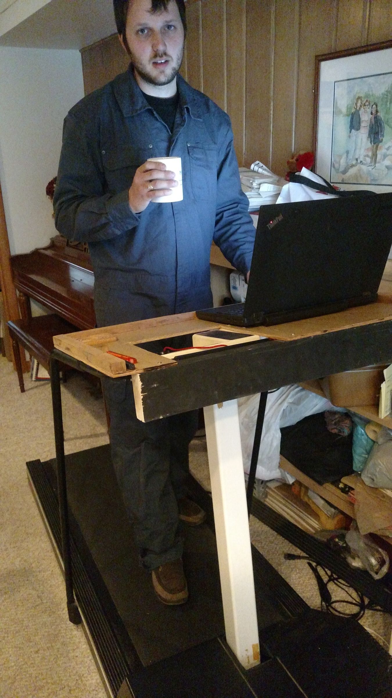 Treadmill Walking Desk/Shelf : 7 Steps (with Pictures) - Instructables