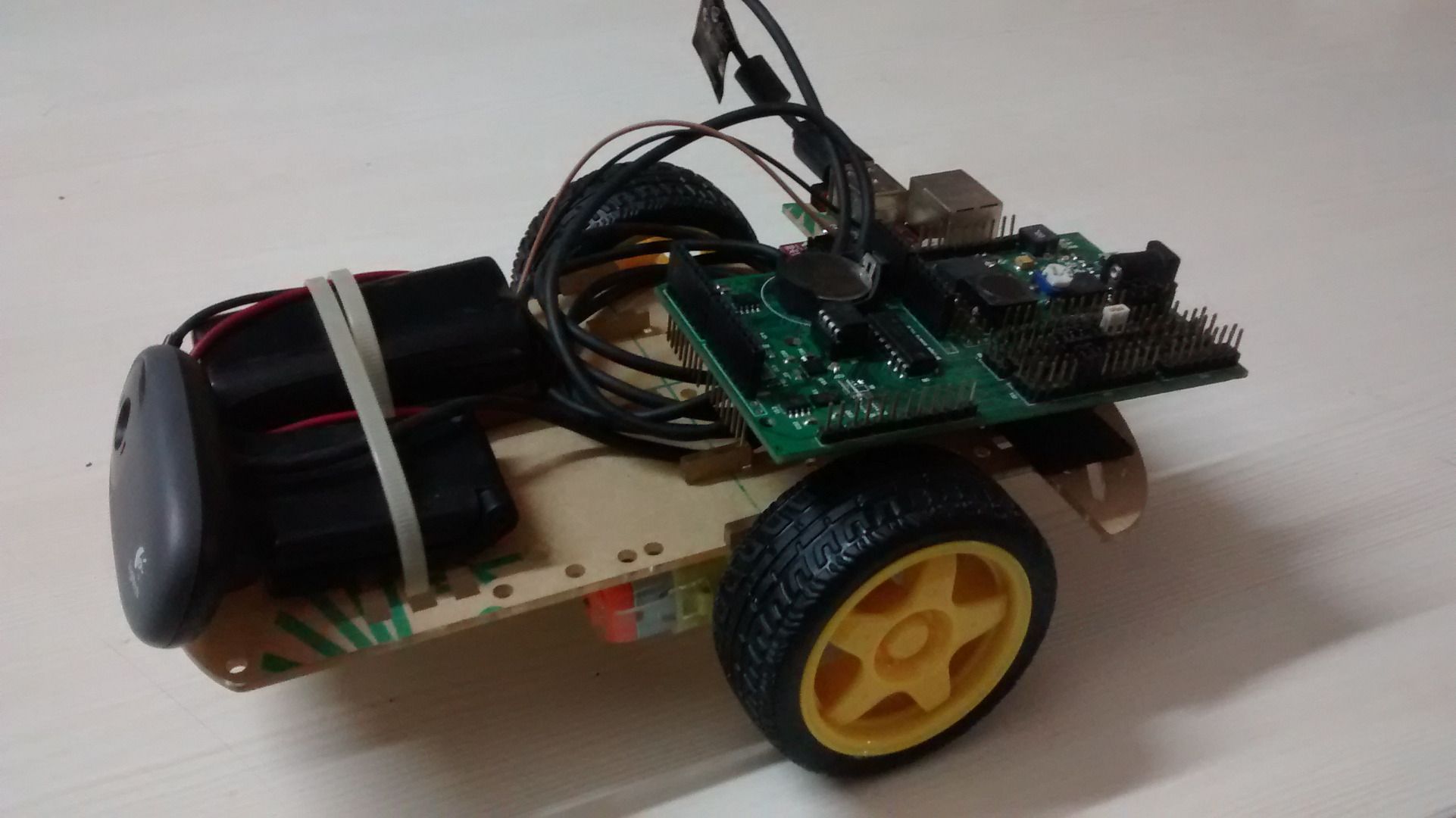 Robot Using Raspberry Pi & Bridge Shield : 6 Steps - Instructables