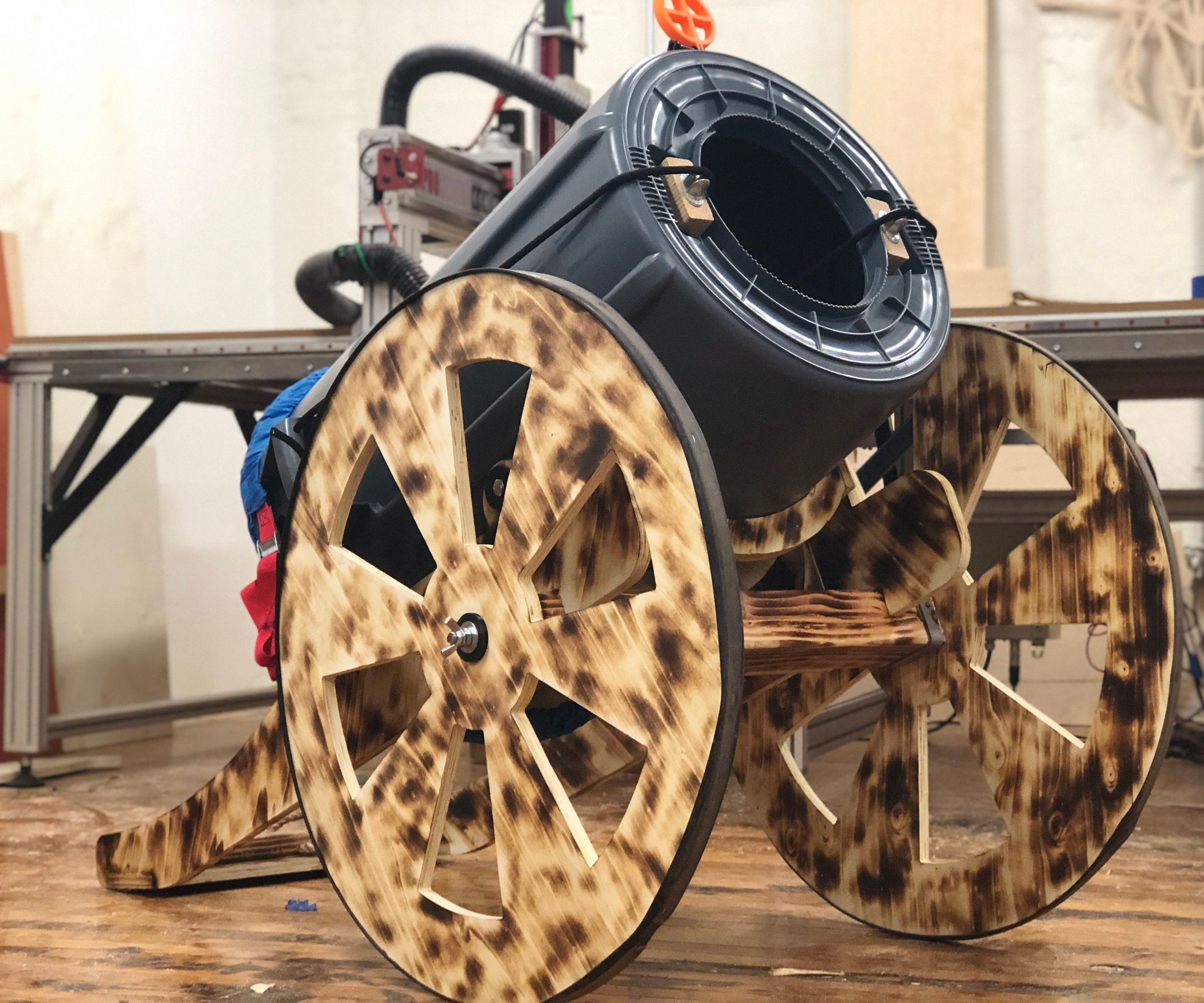 Making a Giant Vortex Cannon (and Making It Look Cool) : 9 Steps (with ...