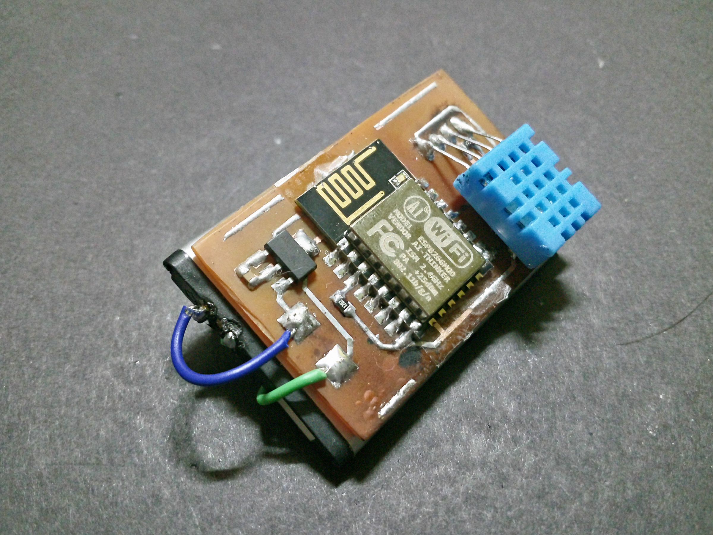 Pocket ESP8266 Weather Station [No ThingsSpeak] [Battery Powered] : 11 ...