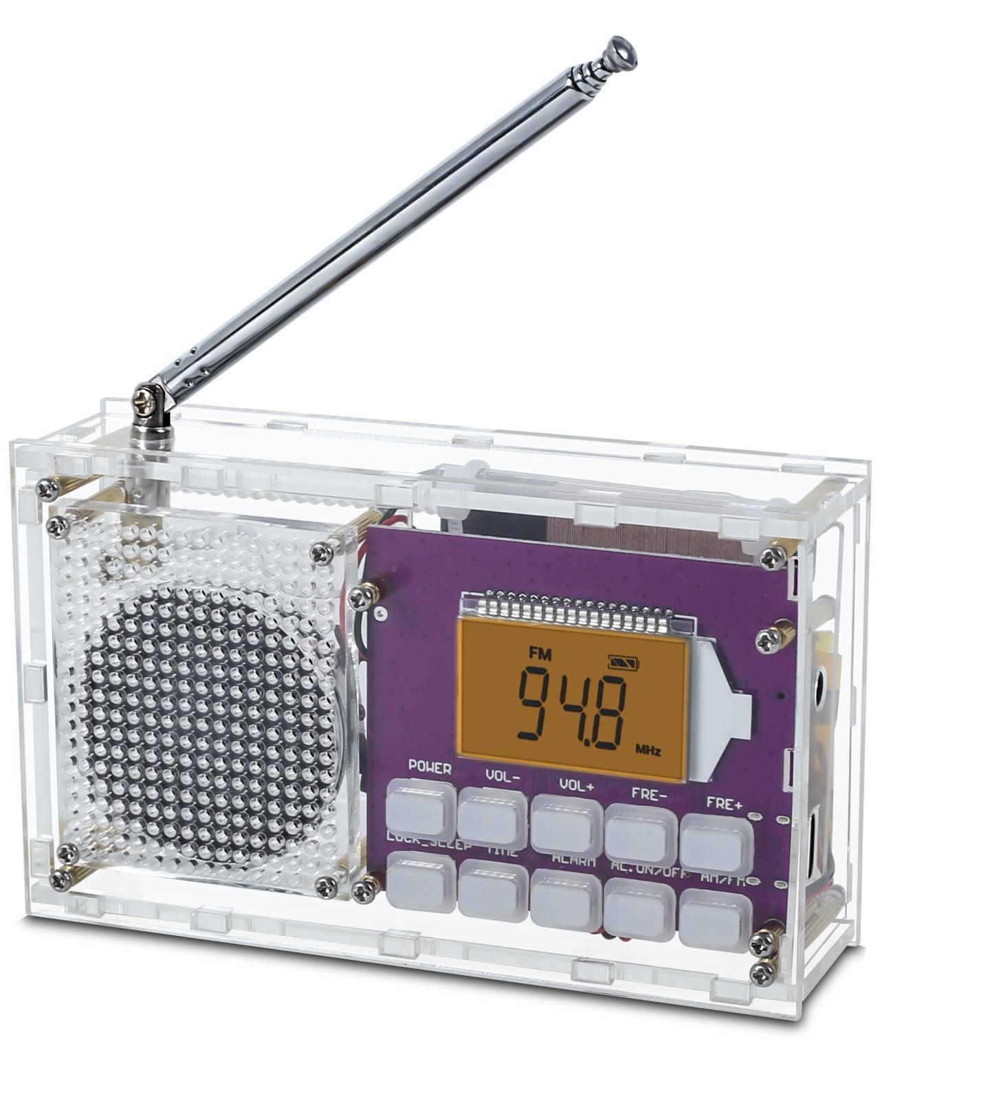 DIY Radio Kit Assembly Projects for Adults FM Radio Kit : 20 Steps ...