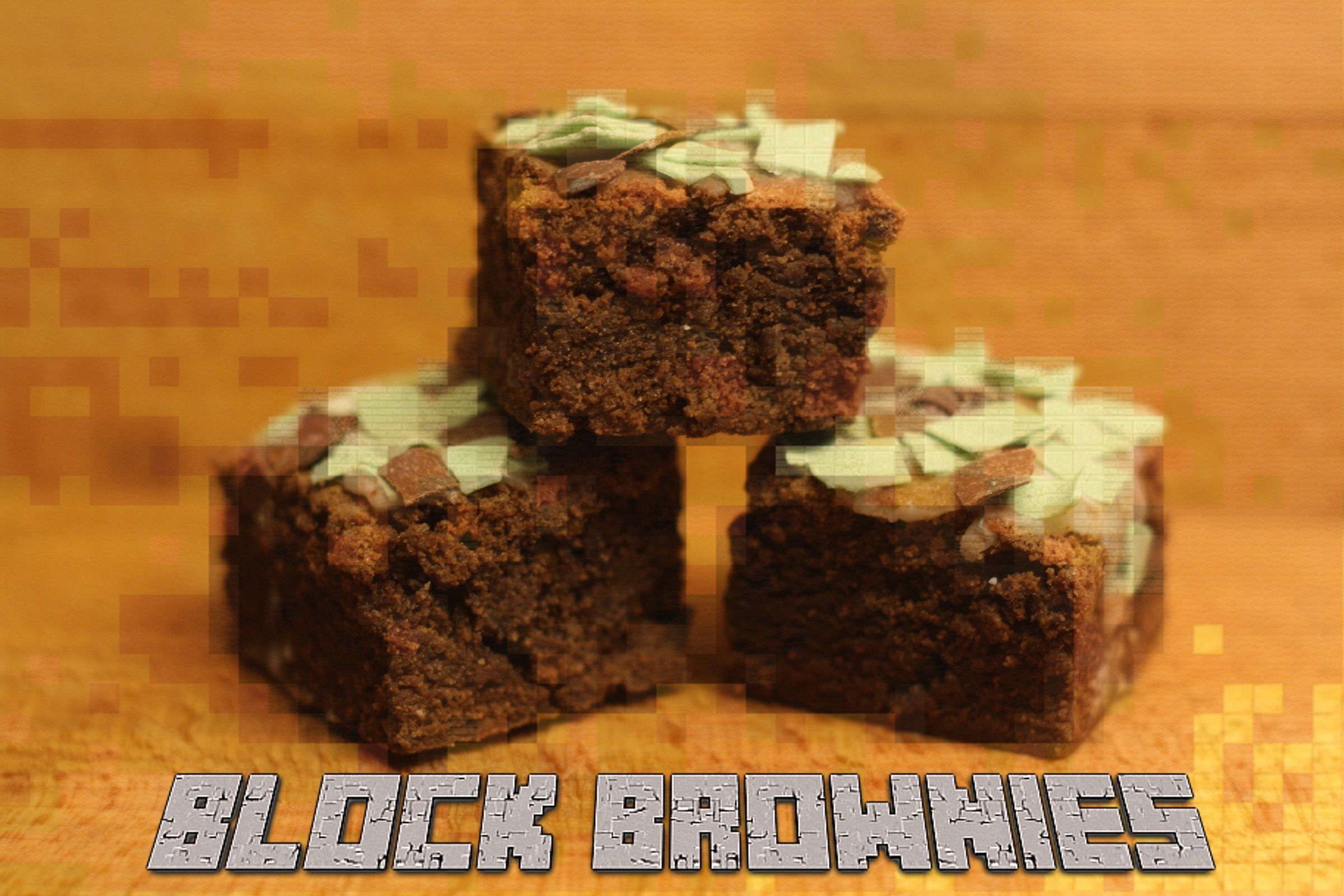 Minecraft Block Brownies : 13 Steps - Instructables