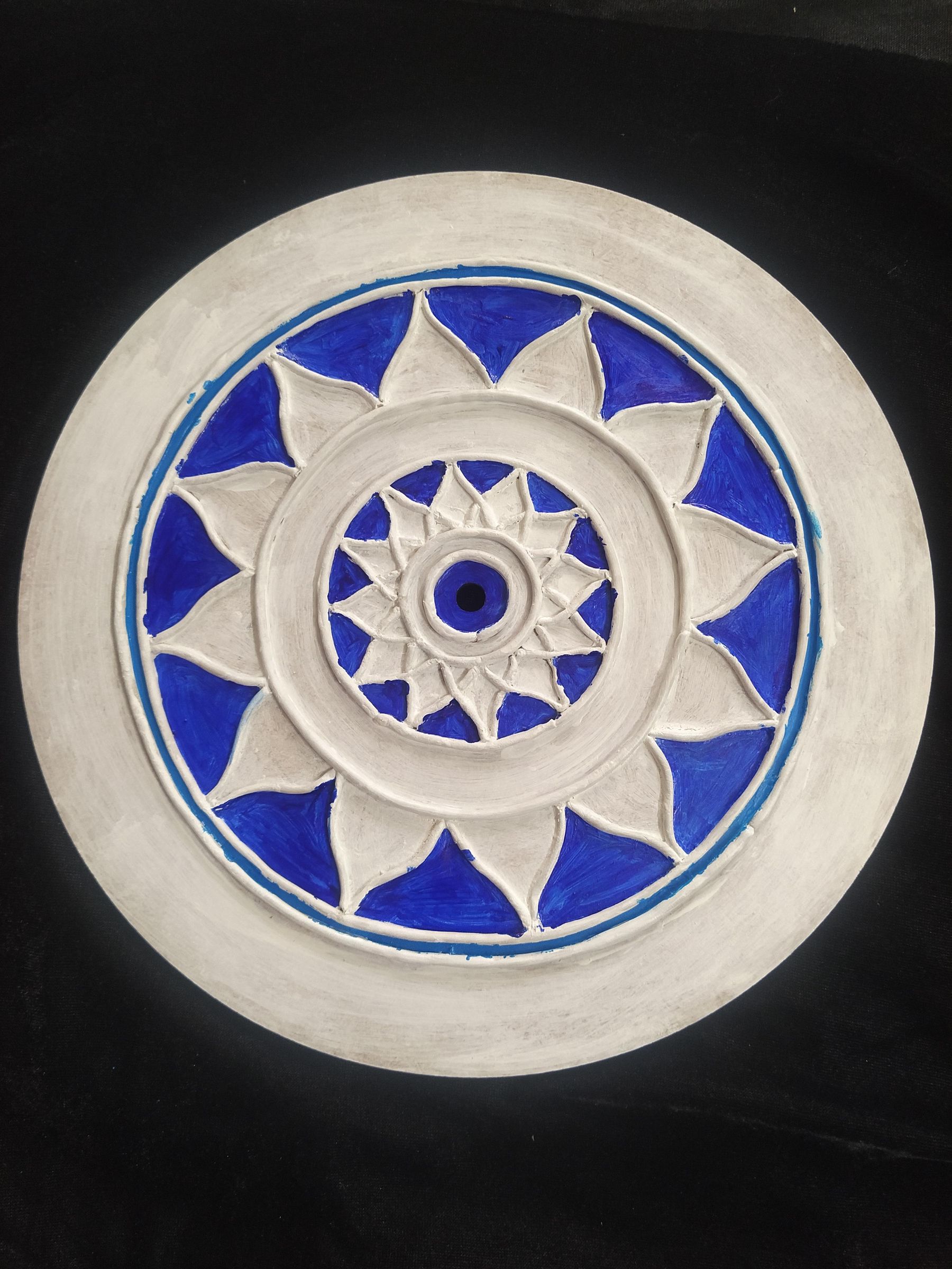 Blue Lippan Art Wall Clock : 24 Steps (with Pictures) - Instructables