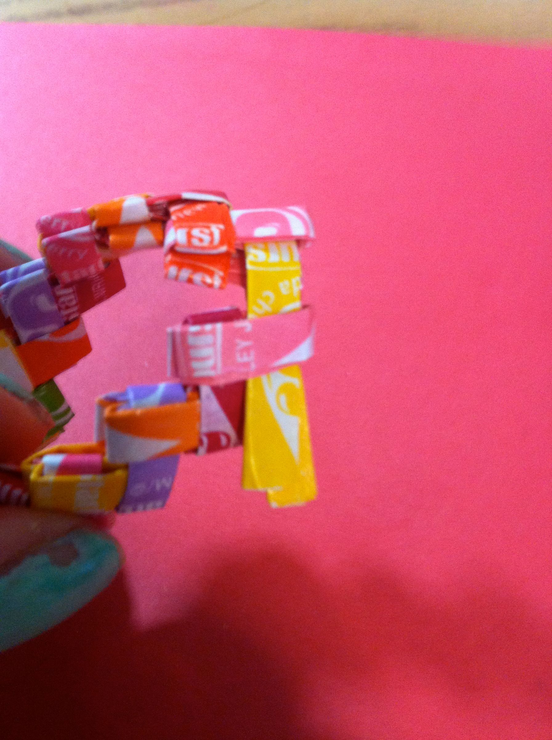 How to Make a Bracelet Out of Candy Wrappers! : 13 Steps (with Pictures ...