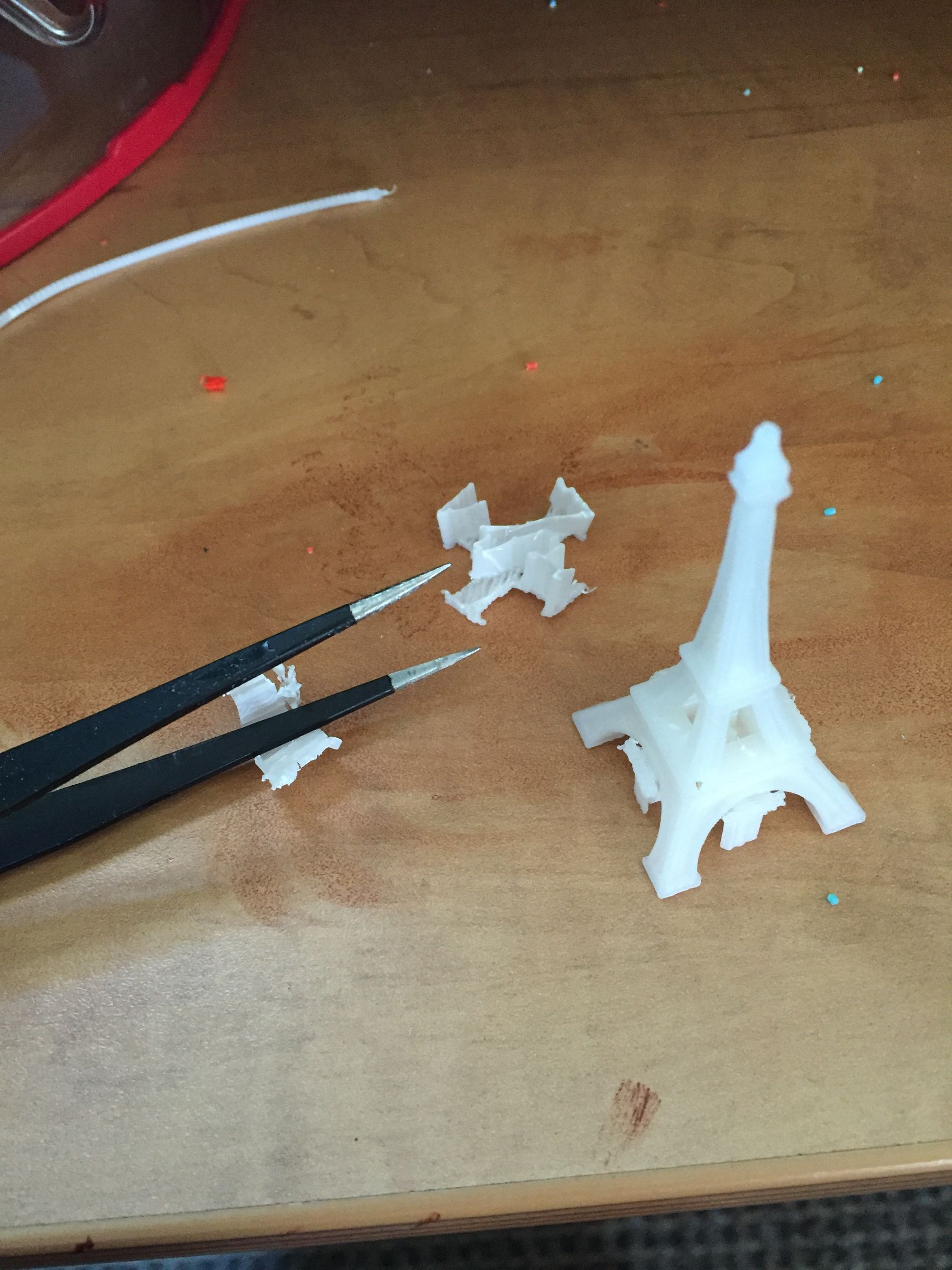 3D Printed French Colour Coded Eiffel Towers : 4 Steps - Instructables