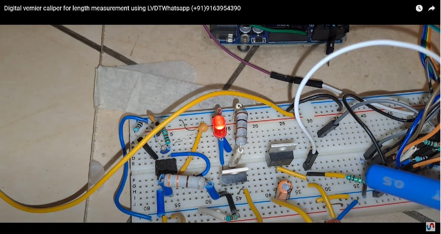 Digital Vernier Caliper for Length Measurement Using LVDT and Arduino ...