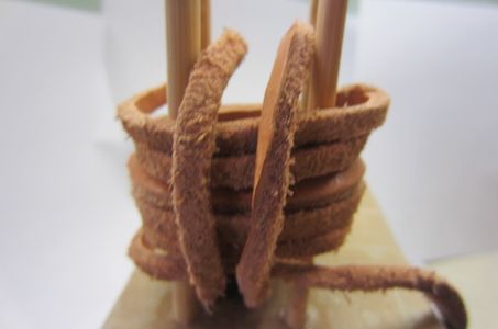 How to Make a Jumbo Leather Monkey Fist(2", 6 Passes) : 6 Steps (with ...