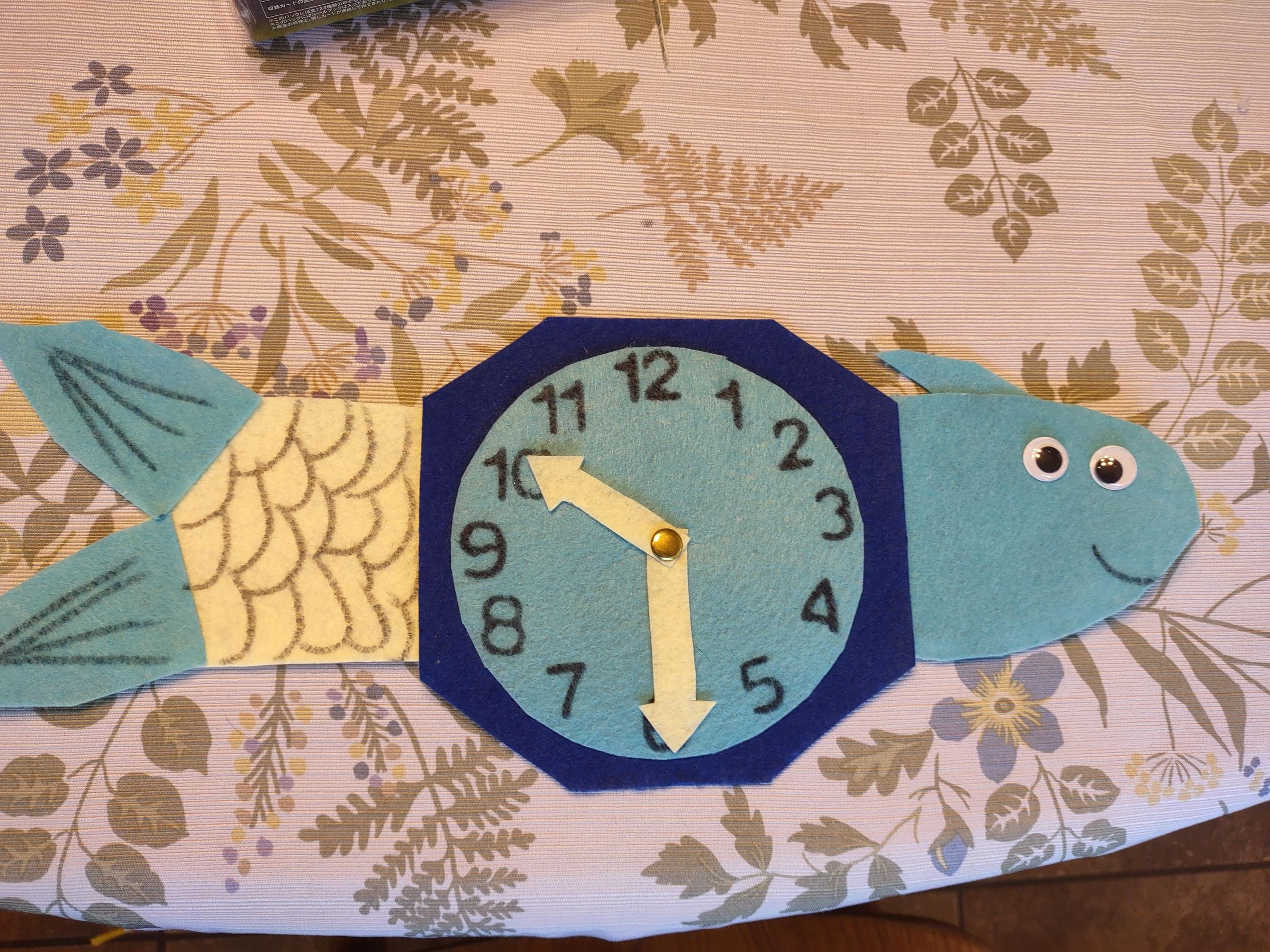 Fun Felt Fish! Practice Clock for Kids : 7 Steps (with Pictures ...