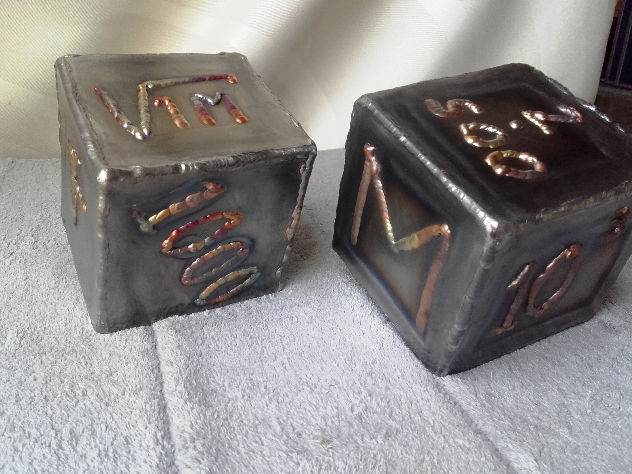Colorful Copper on Useless Dice : 8 Steps (with Pictures) - Instructables
