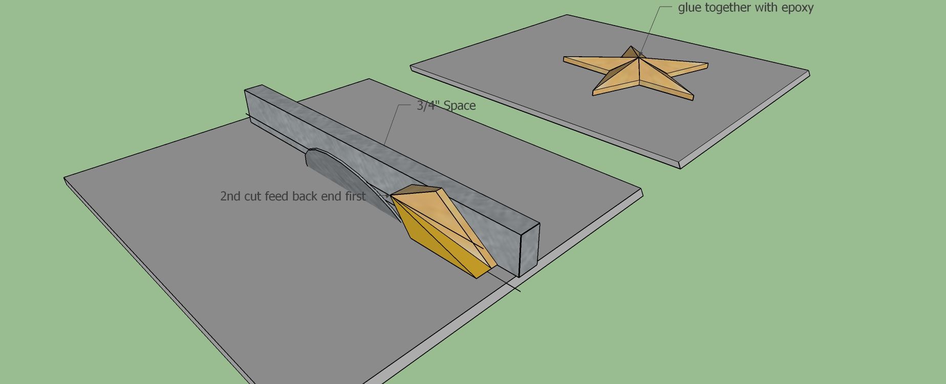 How to Make a 24 Inch Wooden Star With a 2x4 : 17 Steps (with Pictures ...