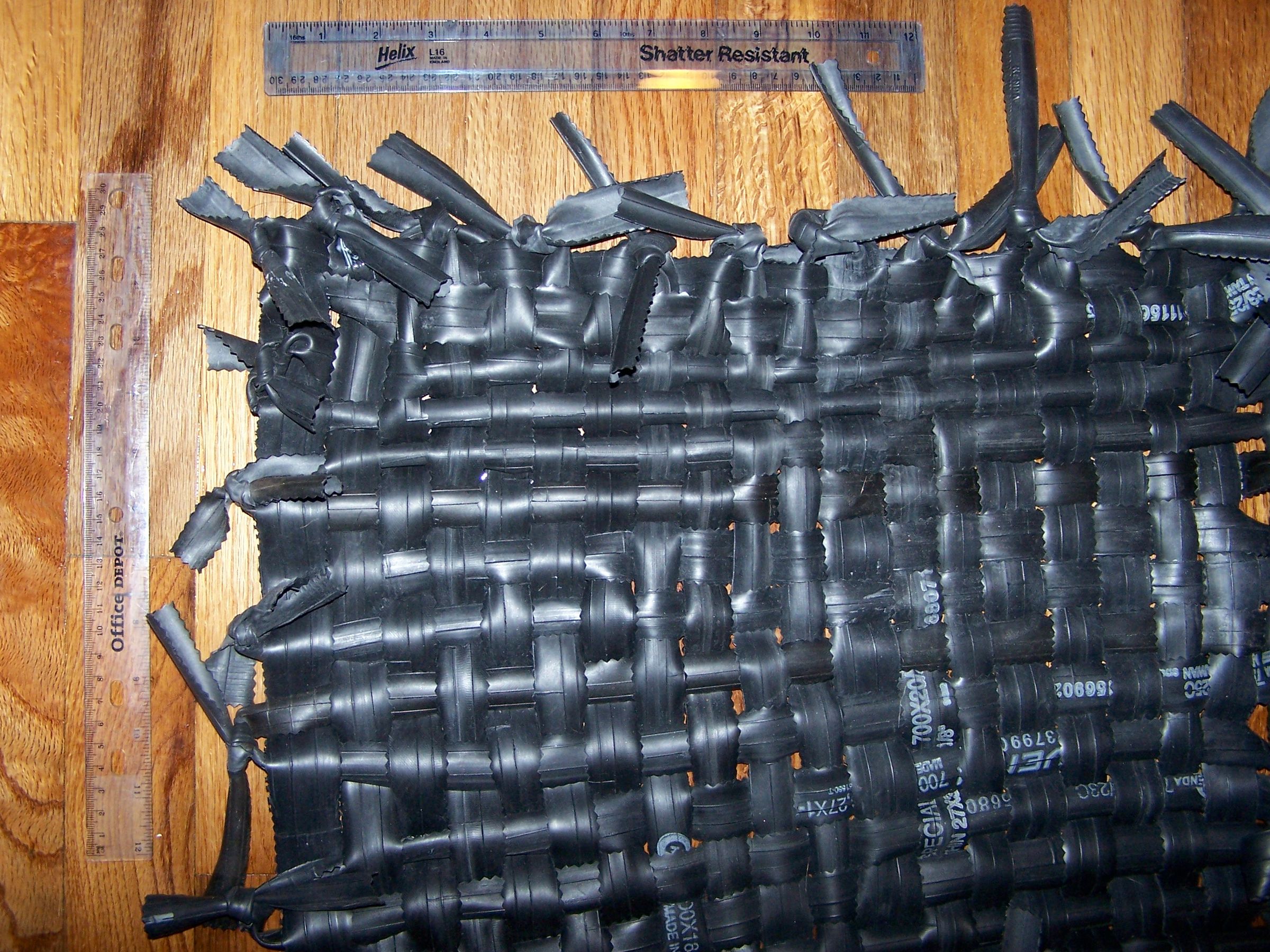 Bike Tire Tube Rug : 5 Steps - Instructables