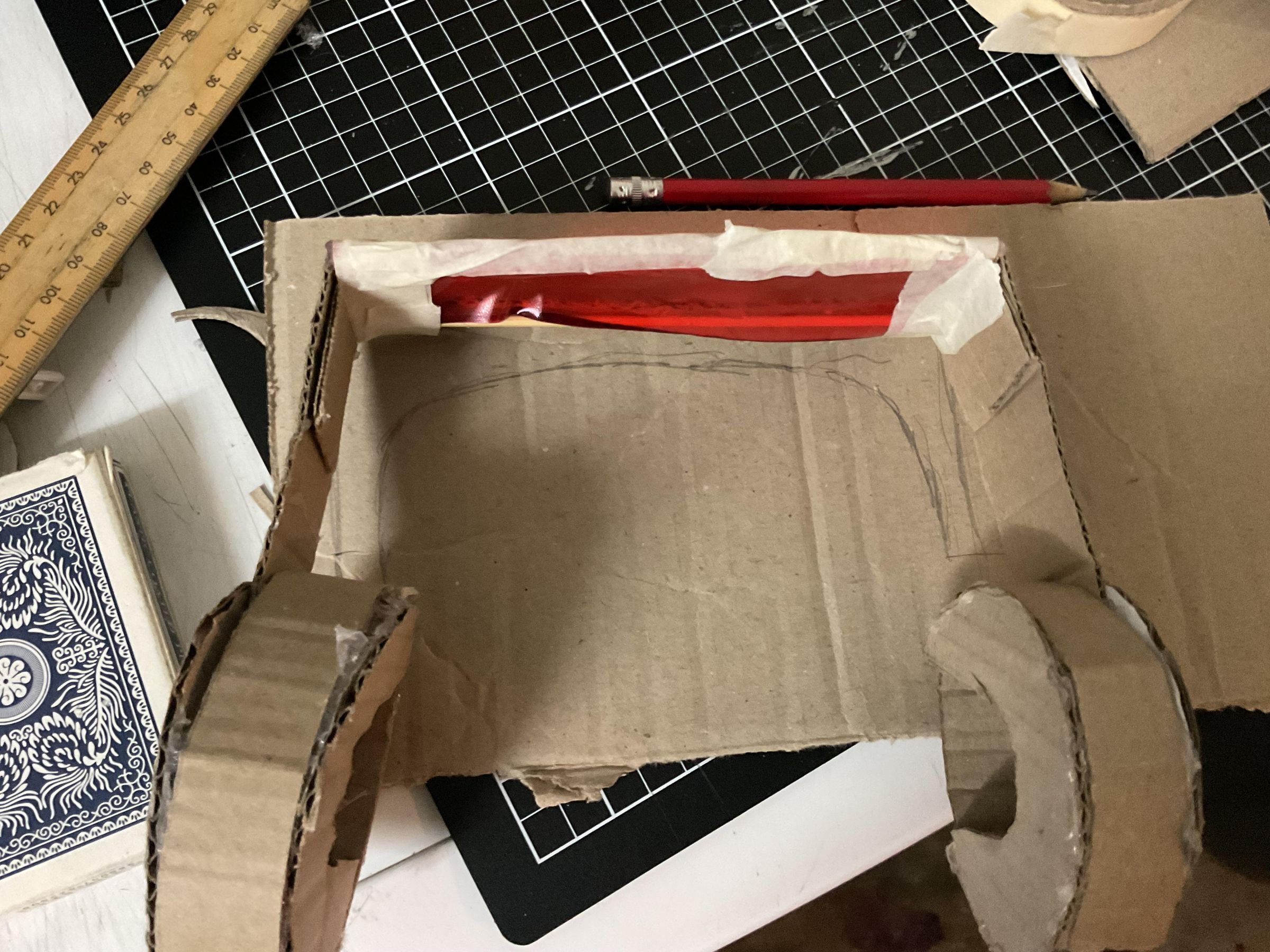 Easy Cardboard Cyclops Visor (X-men) : 10 Steps (with Pictures ...