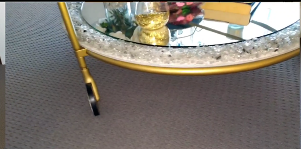 Coffee Table Makeover | Crushed Mirror Glass Coffee Table : 9 Steps ...