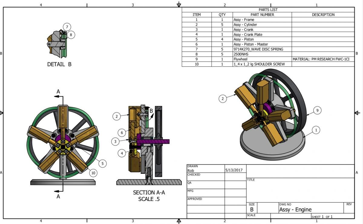 Five Cylinder Wobbler Steam Engine : 13 Steps (with Pictures ...