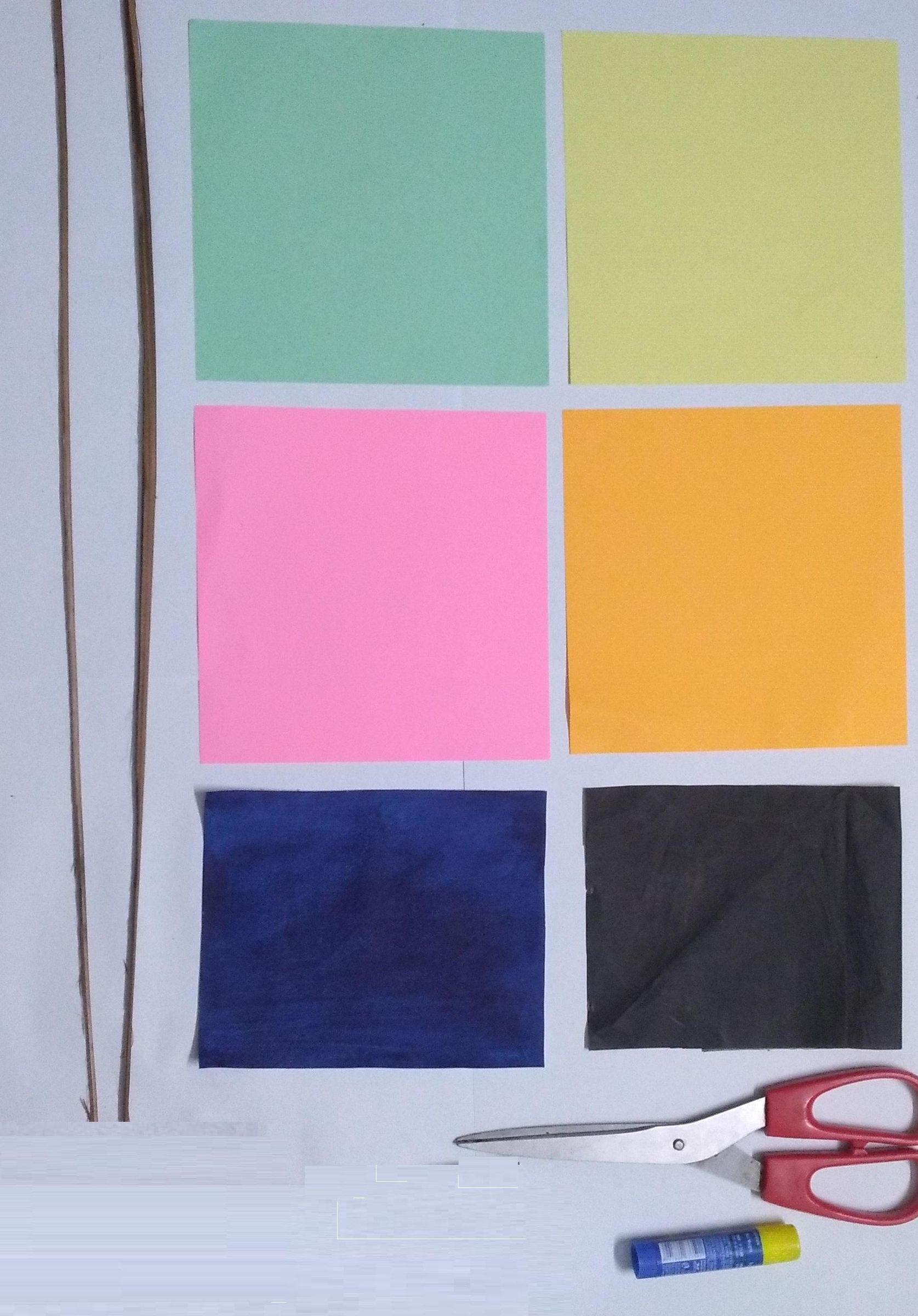 A Multi Color Premium Paper Kite : 8 Steps - Instructables