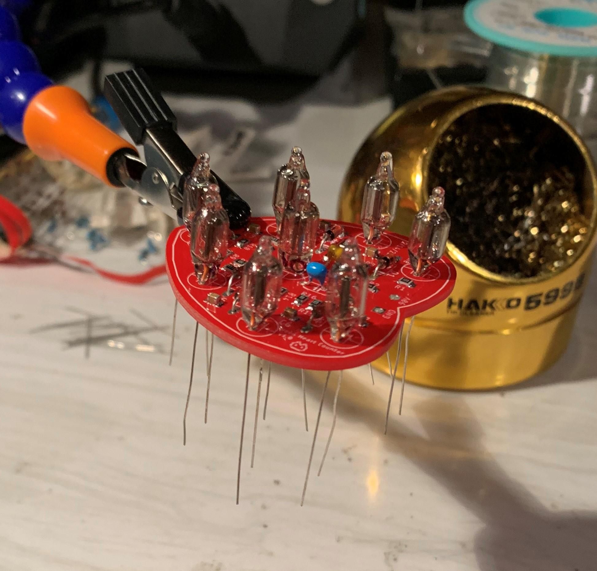 Neon Ring Counter Heart : 12 Steps (with Pictures) - Instructables
