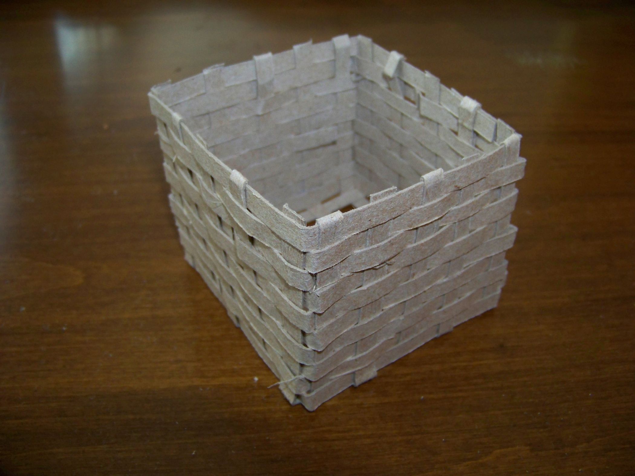 Cardboard Square Basket : 11 Steps - Instructables