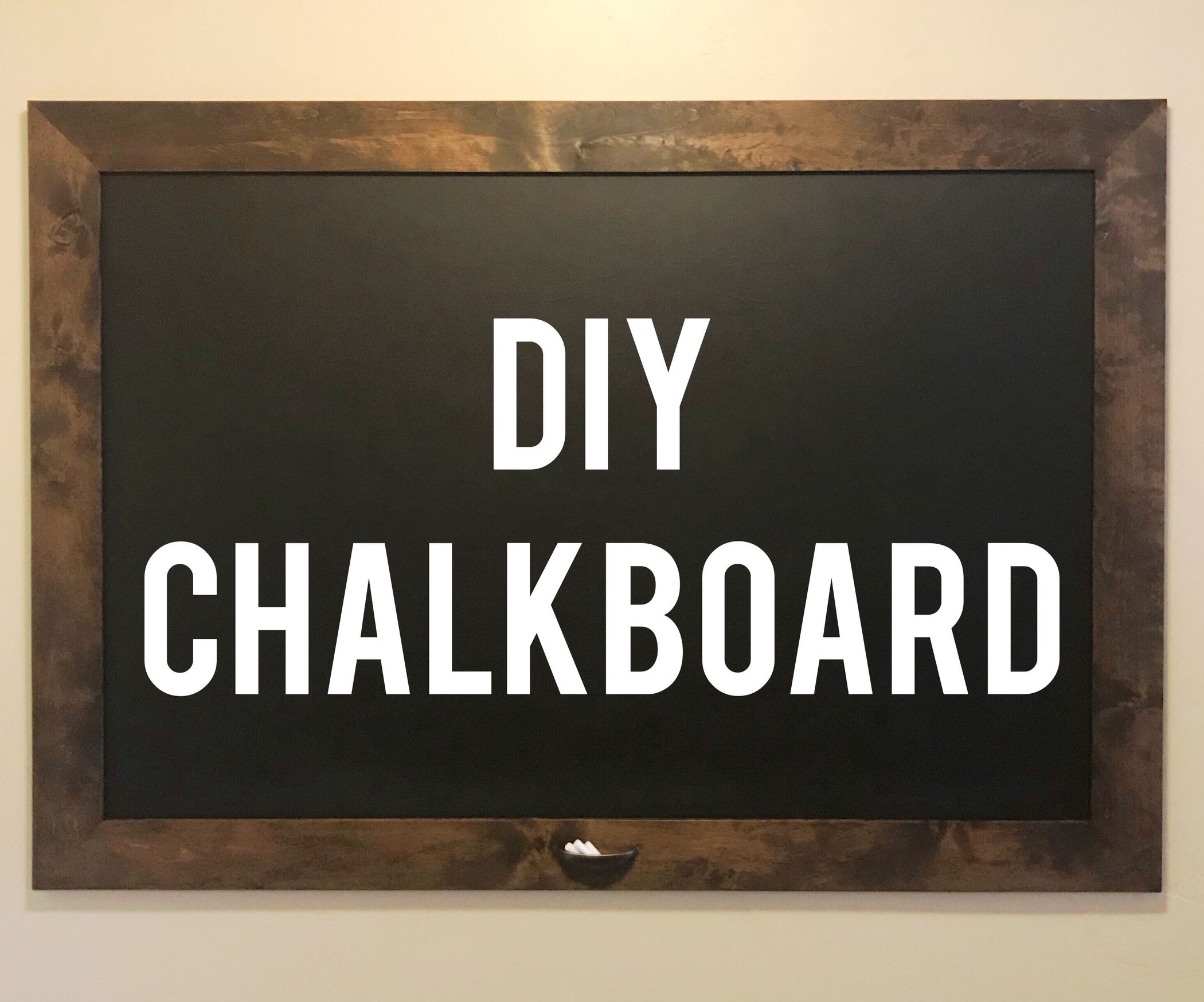 Diy Chalkboard Frames