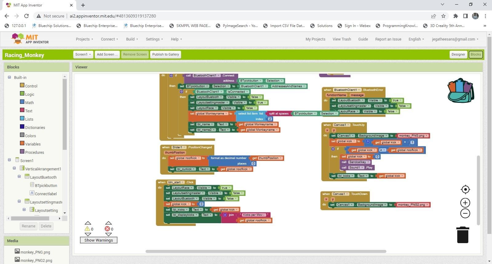 Racing Monkey - Fast Fingers Bluetooth App Ctrl : 23 Steps (with ...