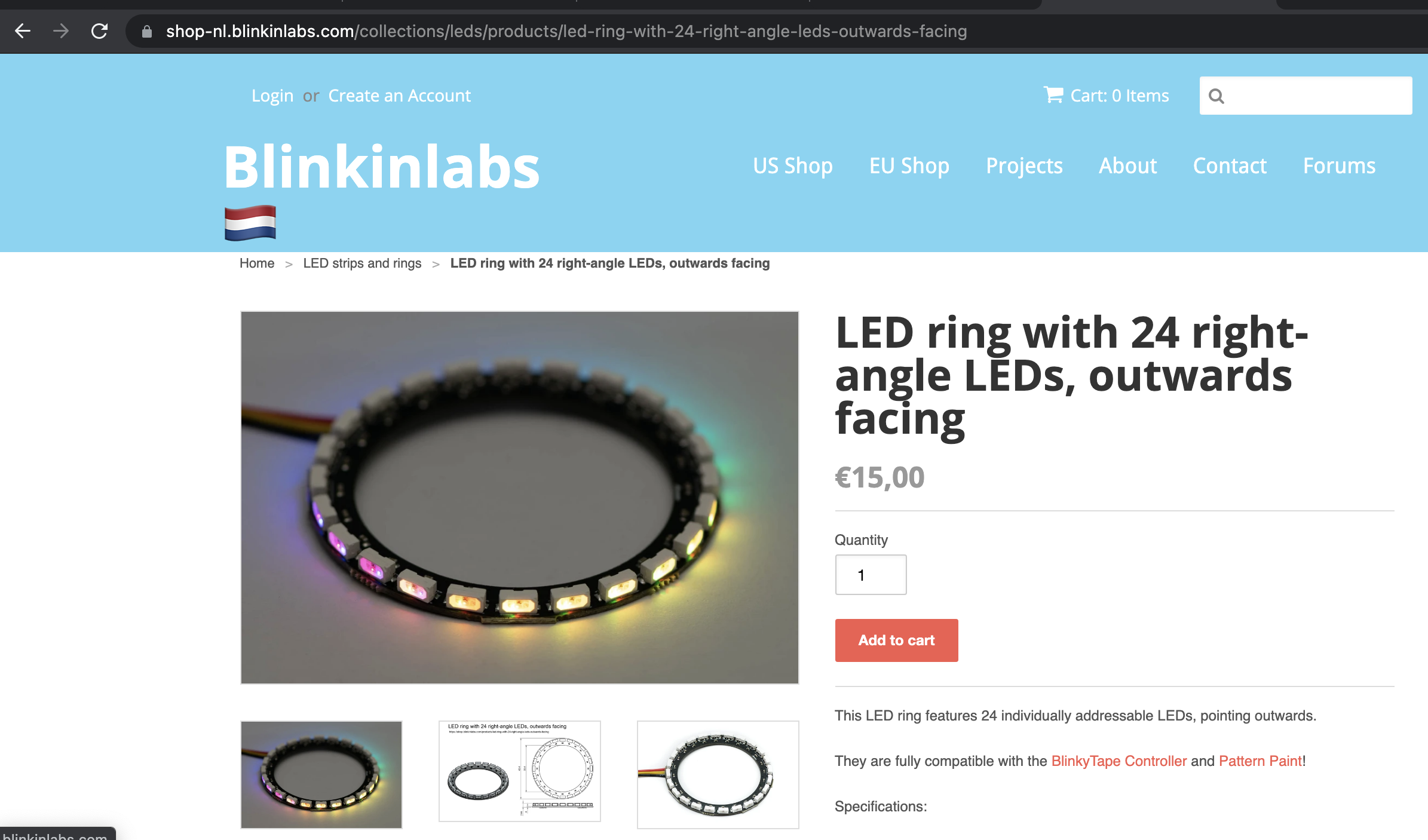 A Pair of LED Glasses With Outwards Facing LED Ring : 7 Steps ...