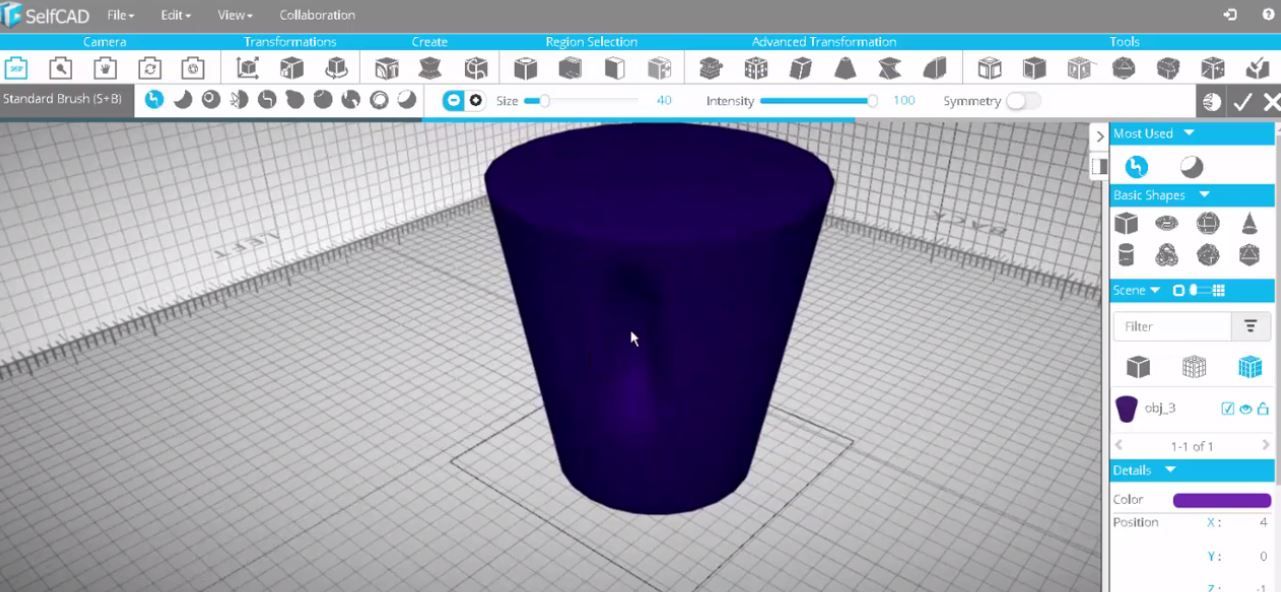 Modeling a Mug in SelfCAD : 3 Steps - Instructables