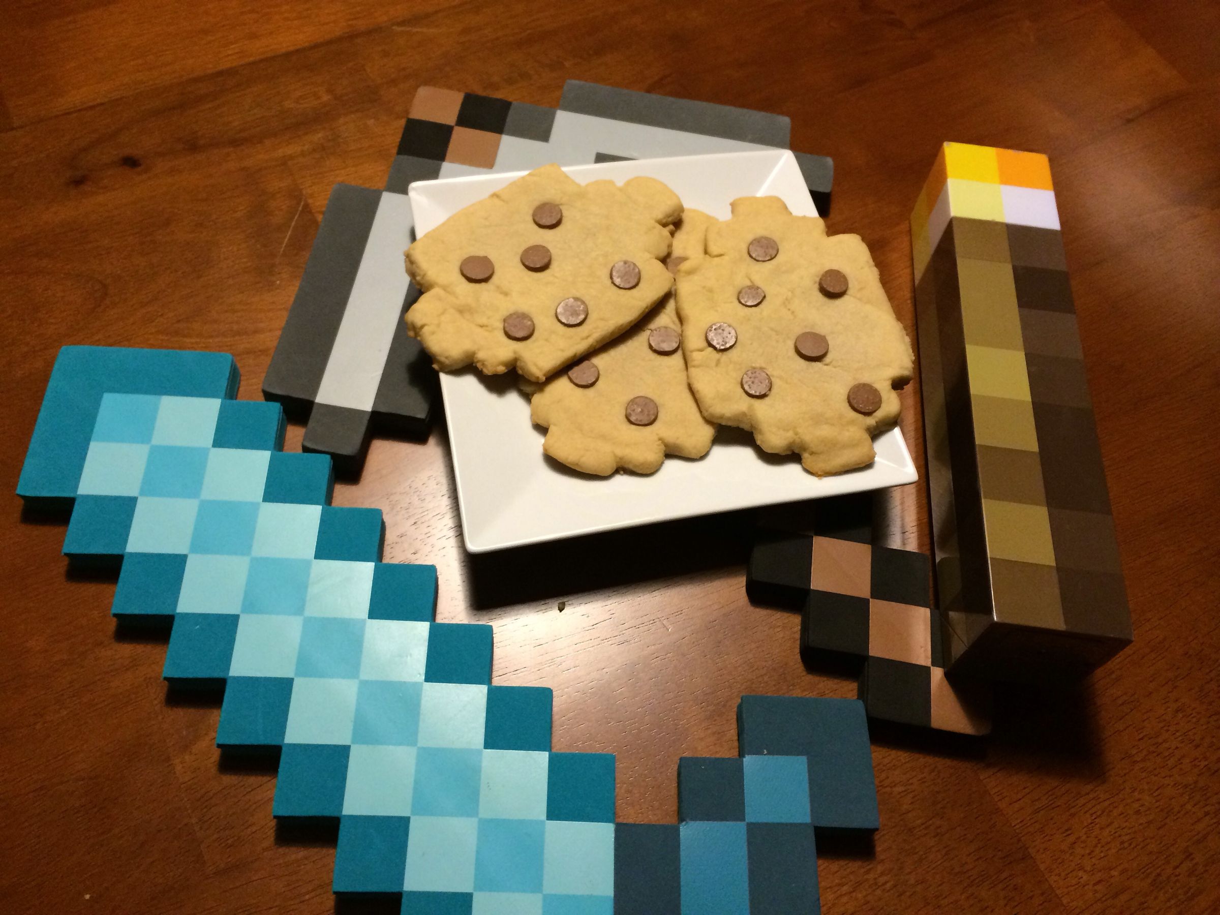 Minecraft Chocolate Chip Cookies IRL : 8 Steps (with Pictures ...