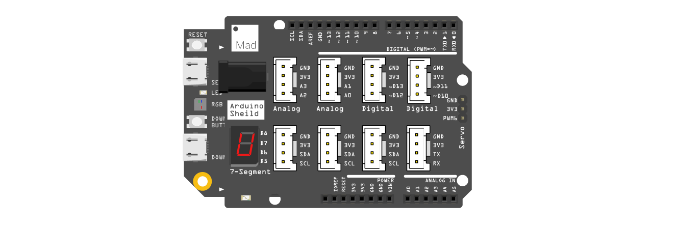 7-segment Display Using Swift Language : 6 Steps (with Pictures ...