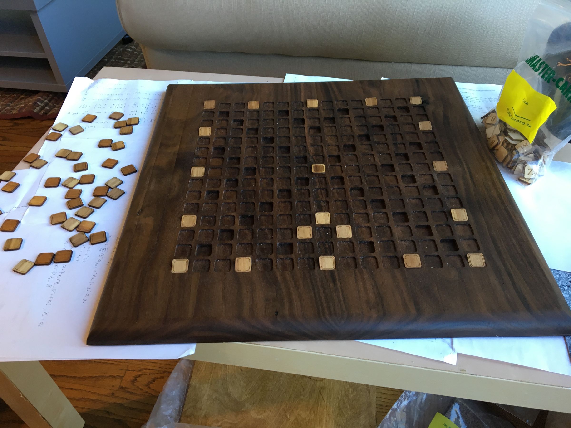 Hardwood CNC Scrabble Board : 12 Steps (with Pictures) - Instructables