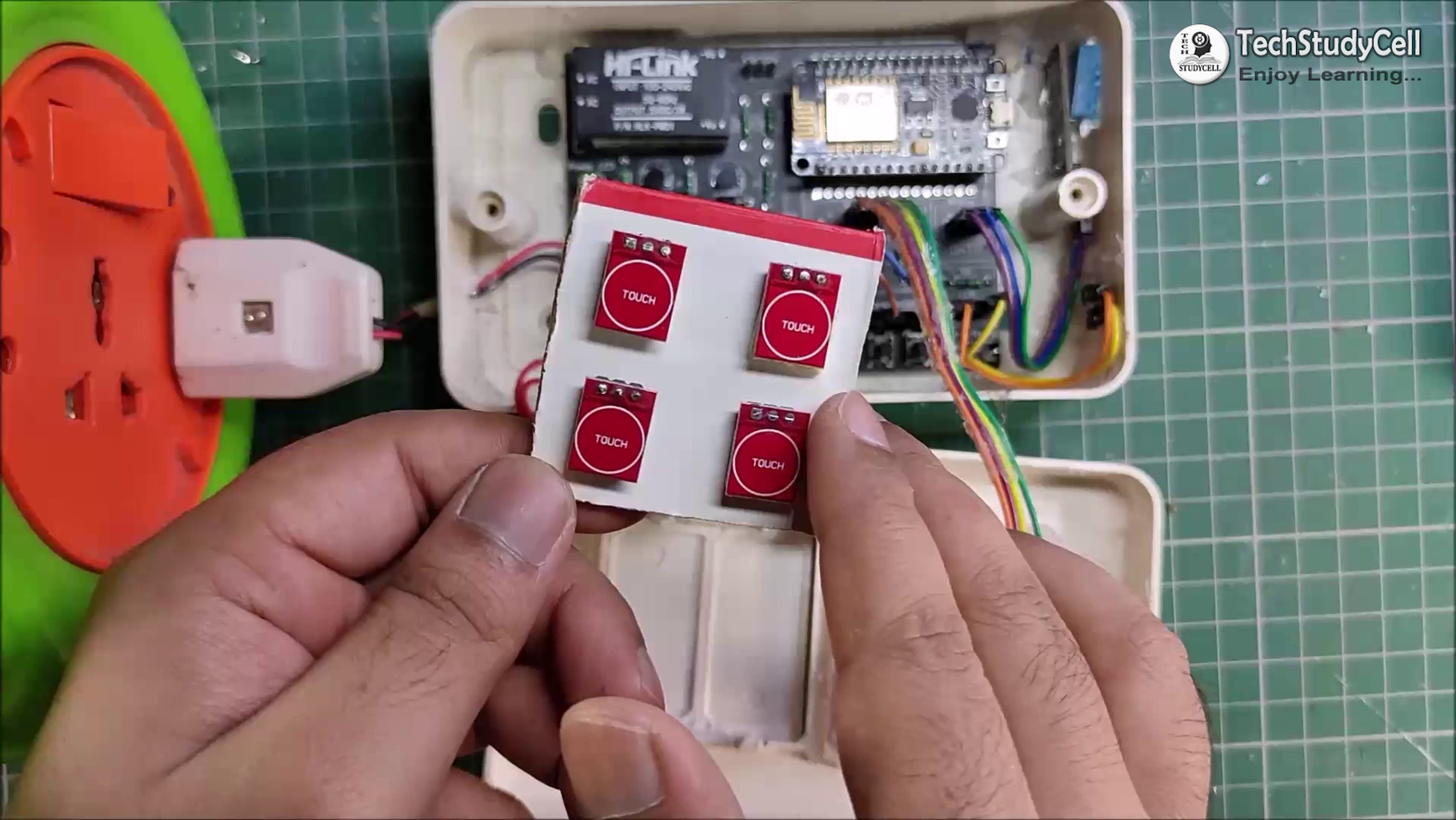 Home Automation With Nodemcu Touch Sensor Ldr Temperature Control Relay