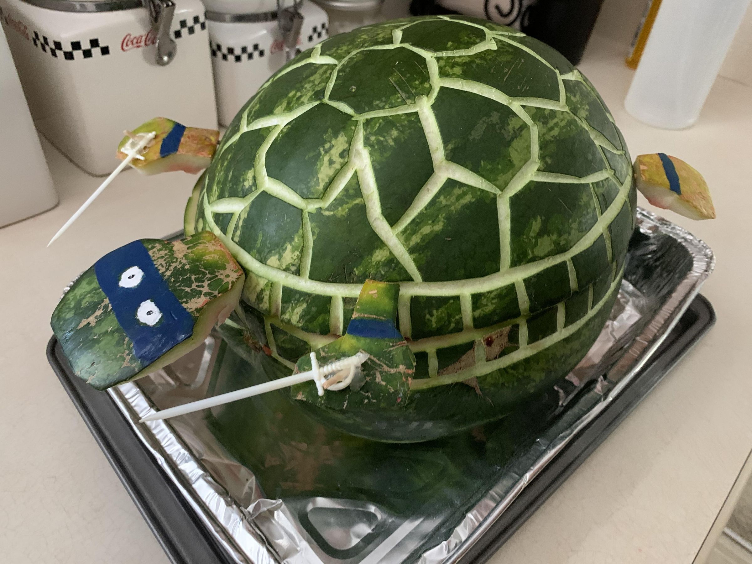 TMNT Watermelon Turtle : 5 Steps (with Pictures) - Instructables