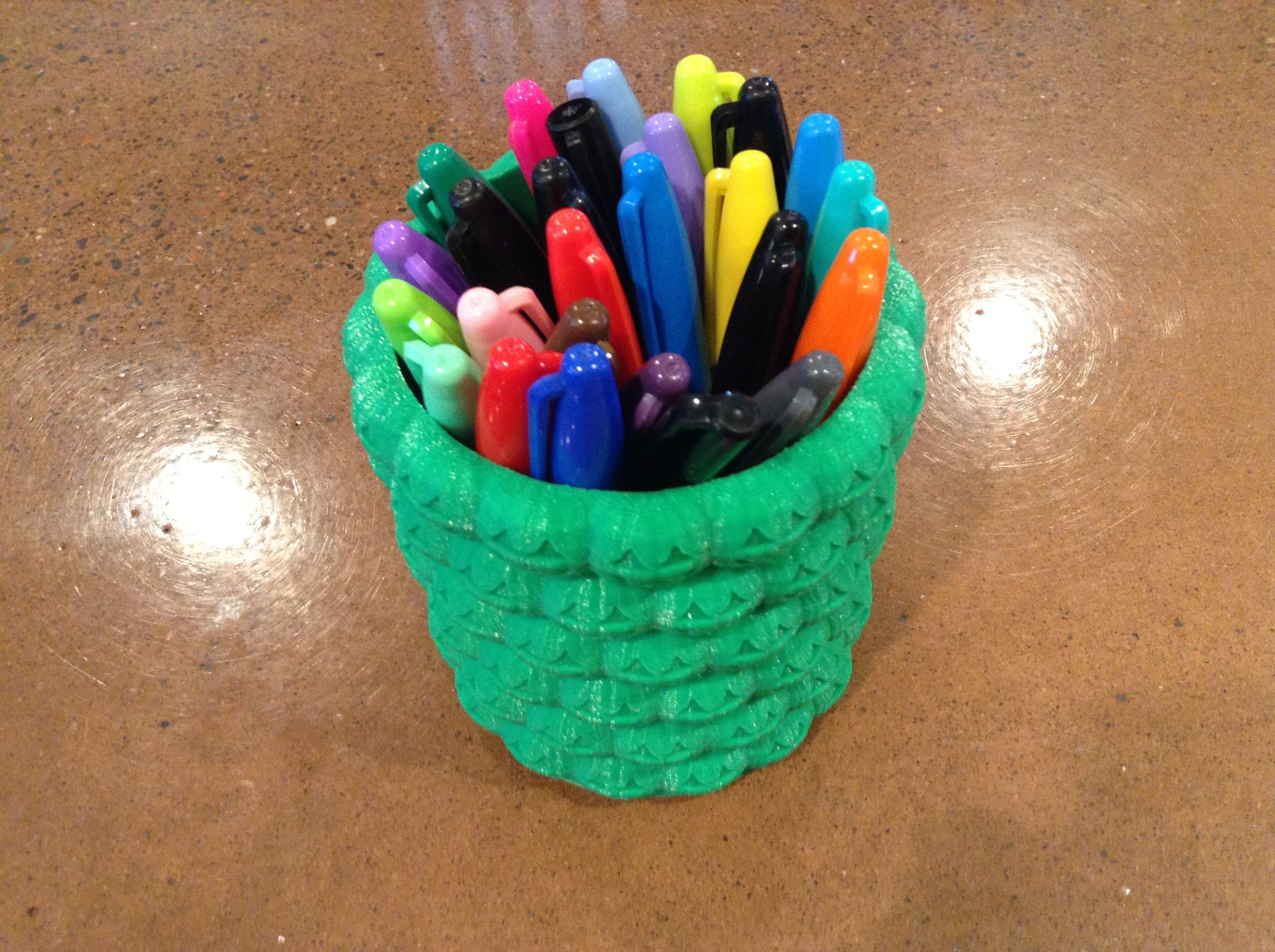 3D Printed Halloween Pencil Holder : 4 Steps (with Pictures ...
