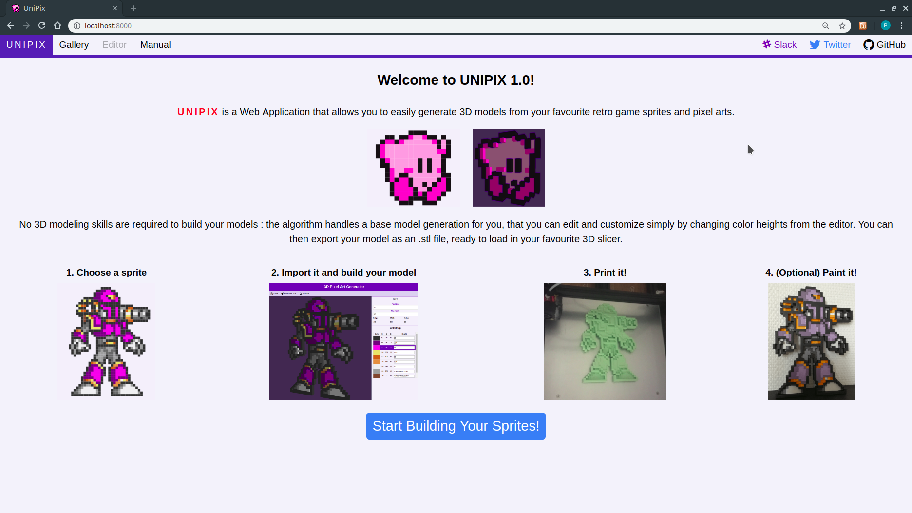 UniPix : How to Generate 3D Models From Your Favorite Pixel Arts! : 9 ...