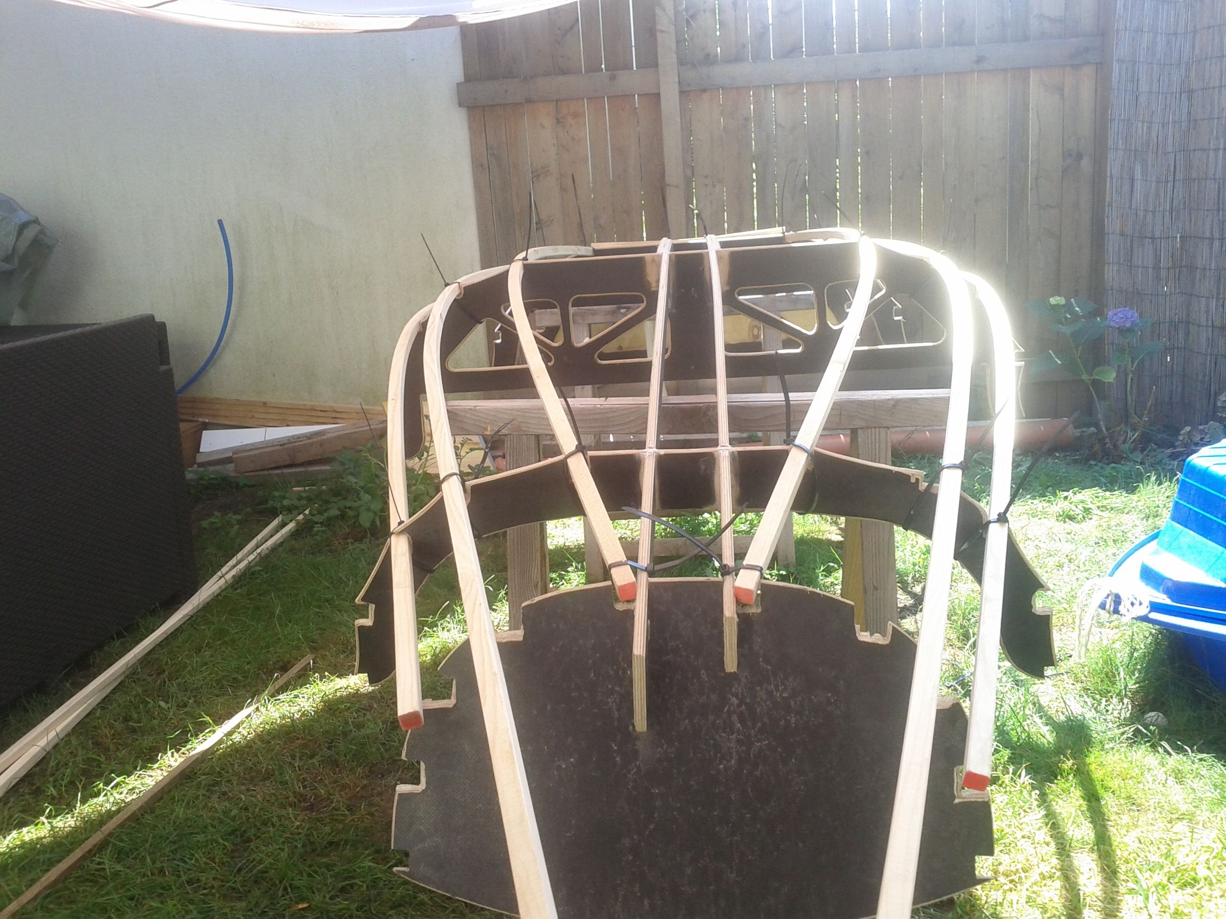 240cm Skin on Frame Sailing Pram With Mirage Drive : 7 Steps (with ...