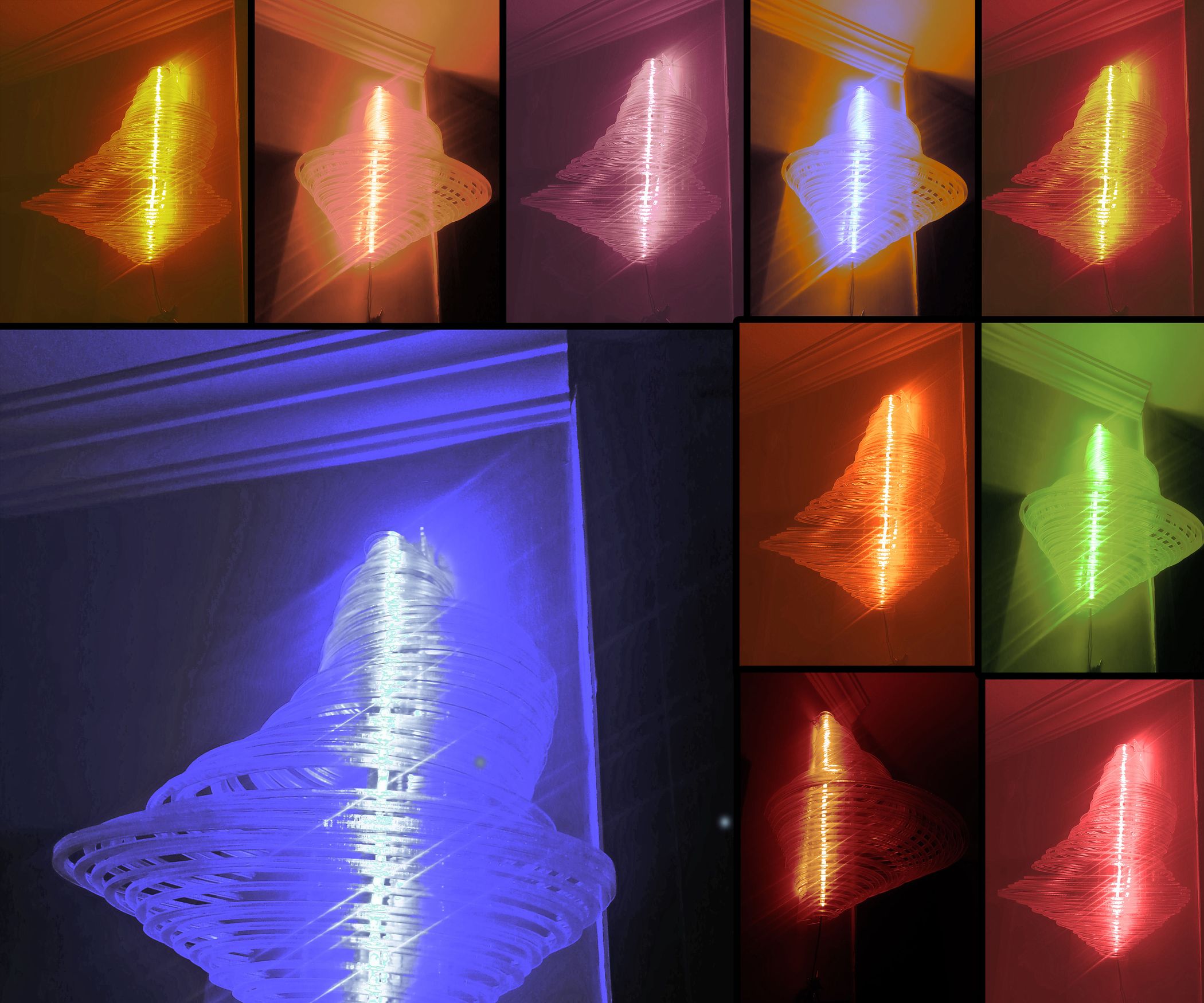 Spiral Wall Lamp : 6 Steps - Instructables