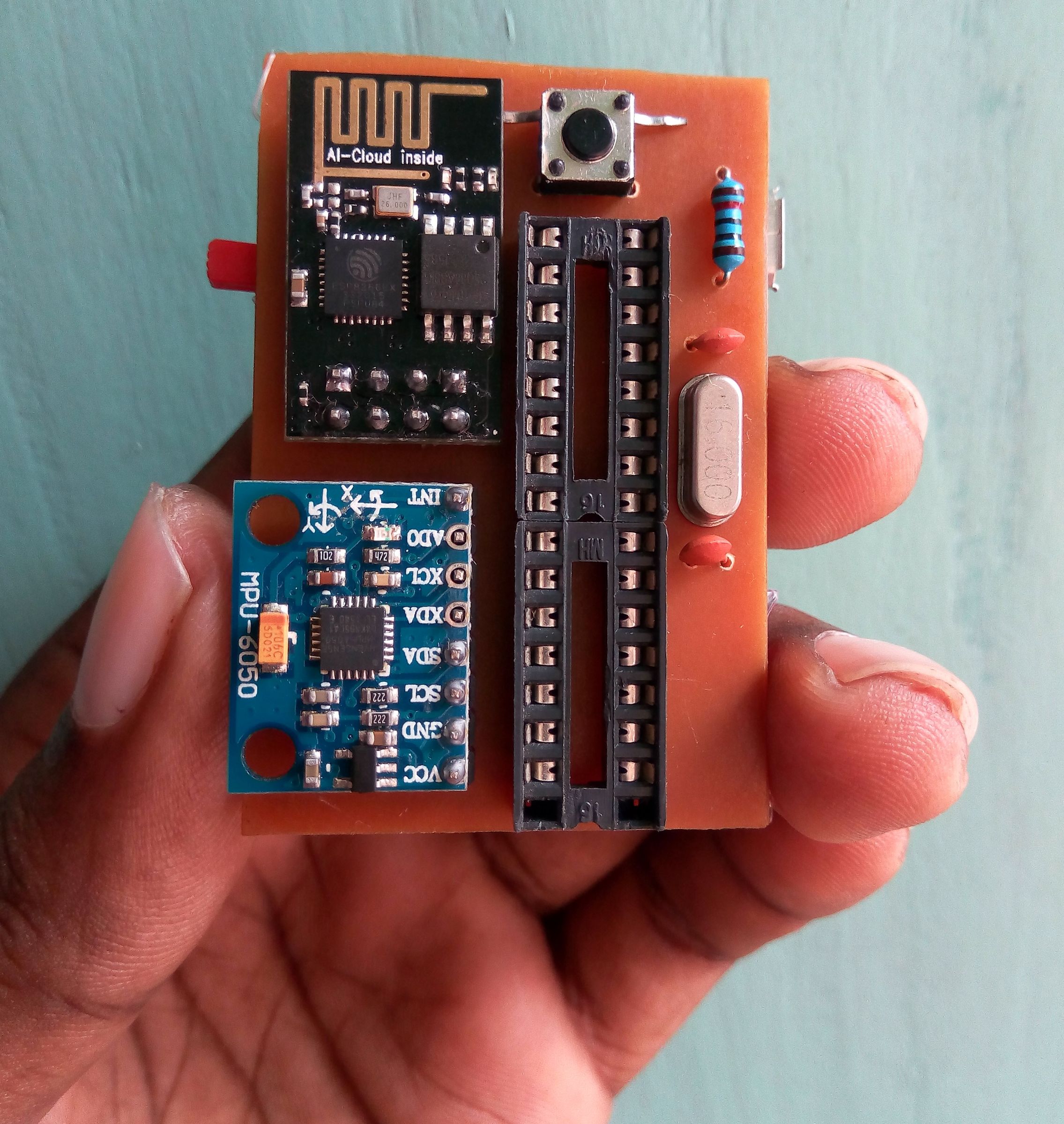 Emergency Fall Notifier With Panic Button : 17 Steps (with Pictures ...